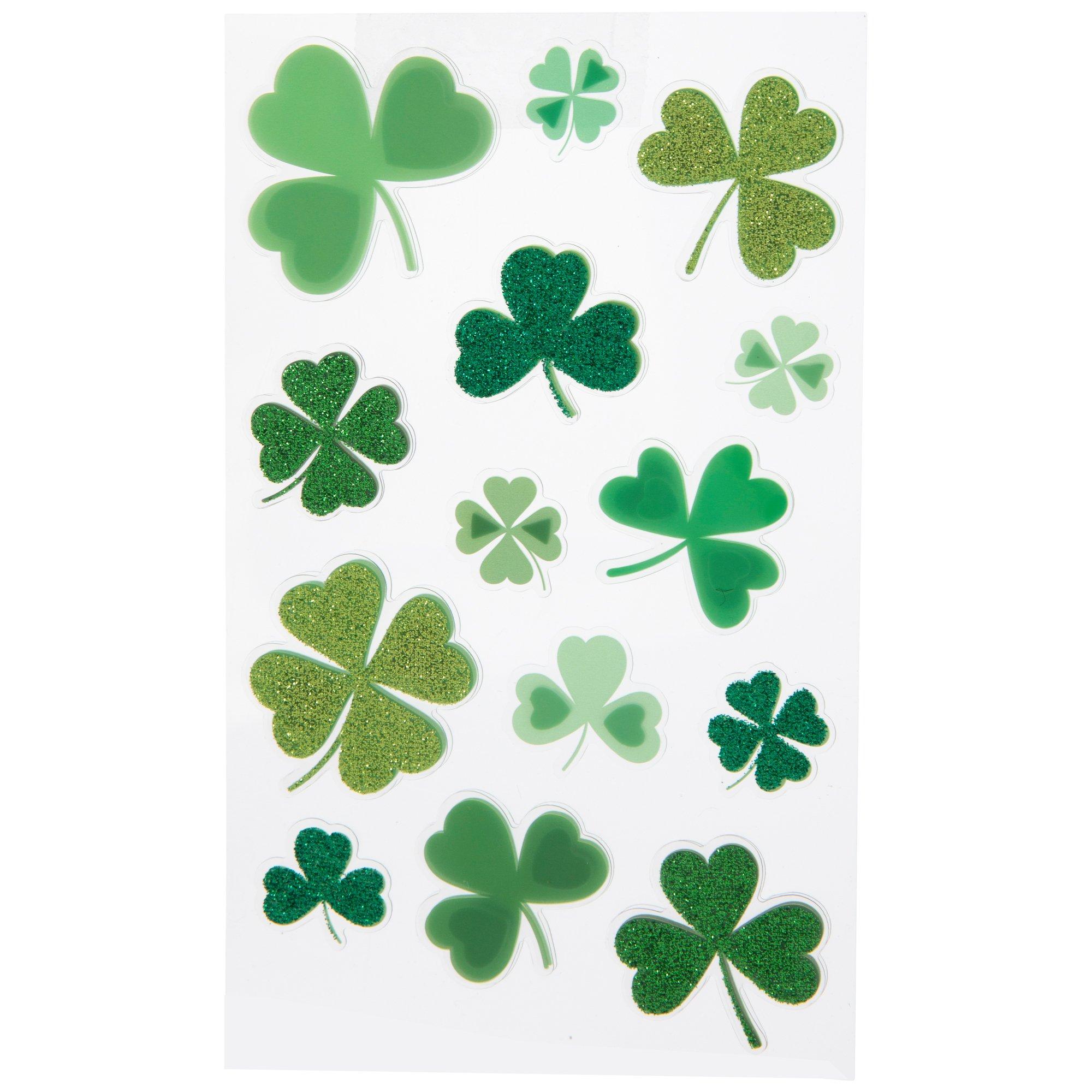 Clover & Shamrock 3D Stickers | Hobby Lobby | 2284586