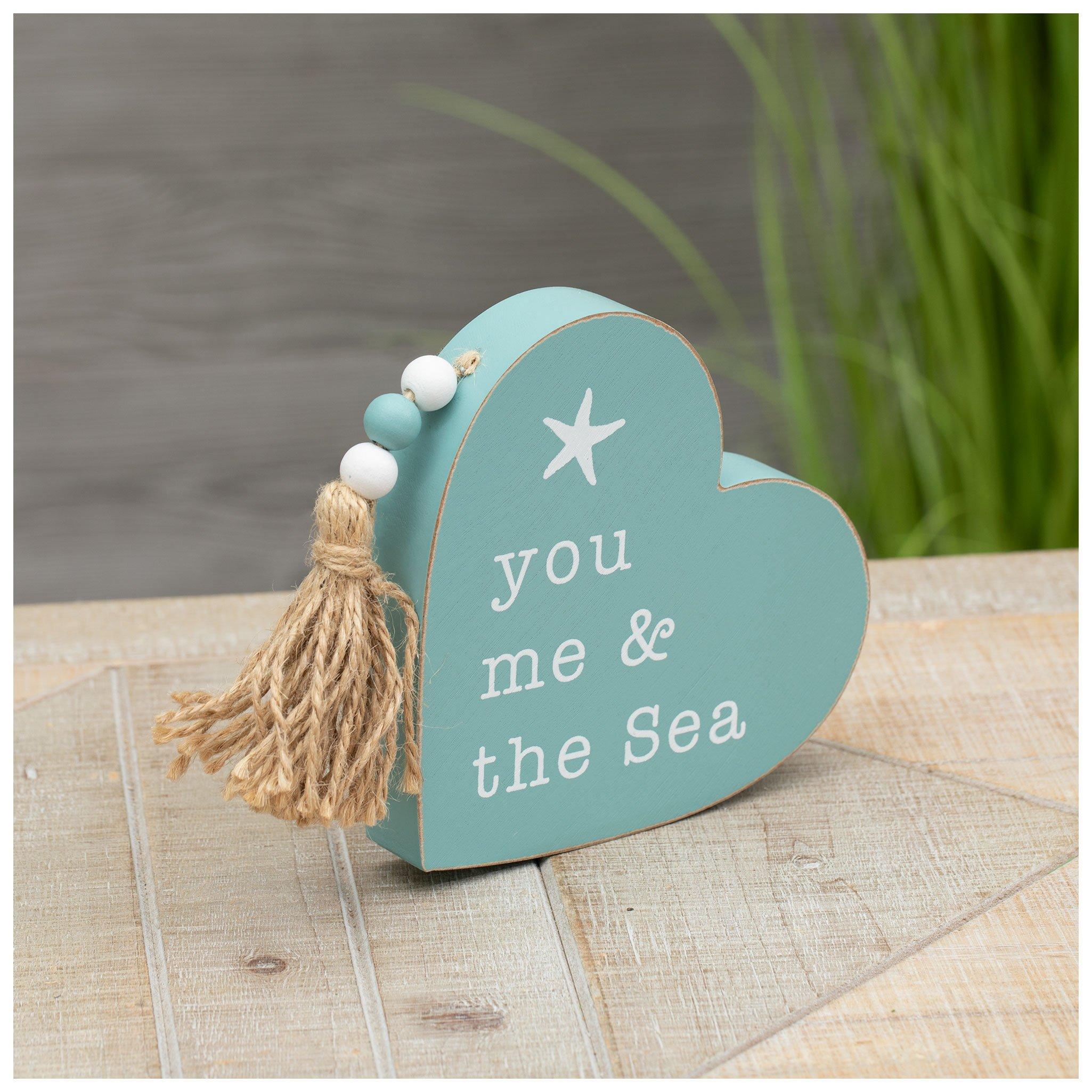 You Me & The Sea Heart Wood Decor | Hobby Lobby | 2285815