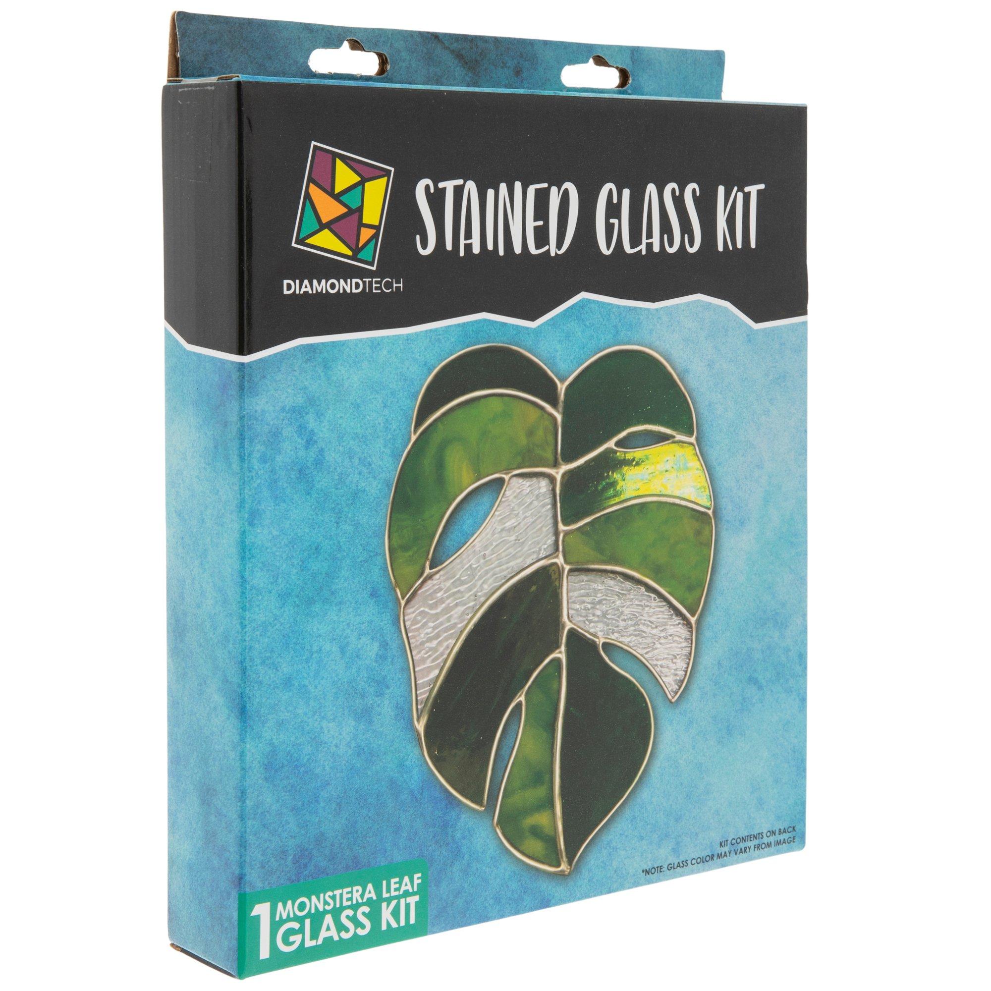 Monstera Leaf Stained Glass Craft Kit | Hobby Lobby | 2285948