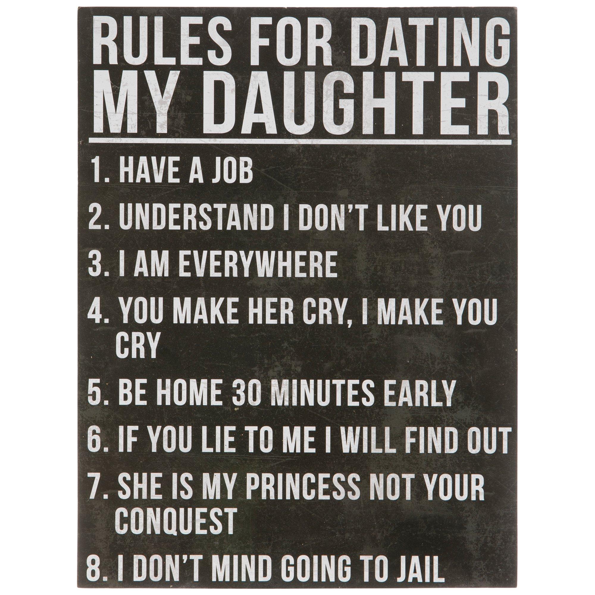 Rules For Dating My Daughter Wood Decor | Hobby Lobby | 2287845