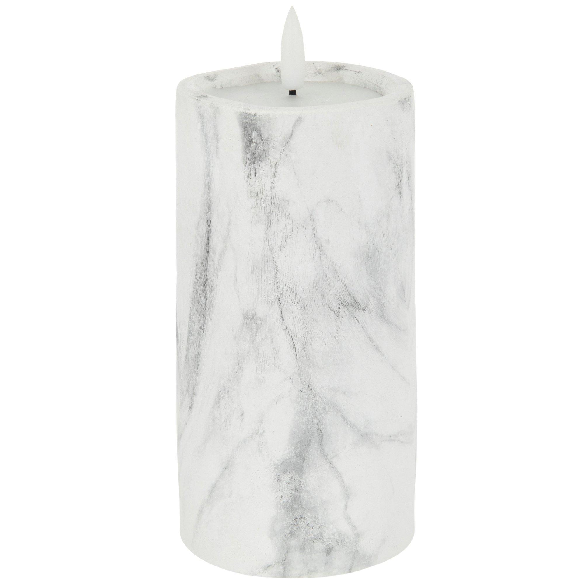 White Marble LED Candle | Hobby Lobby | 2288413