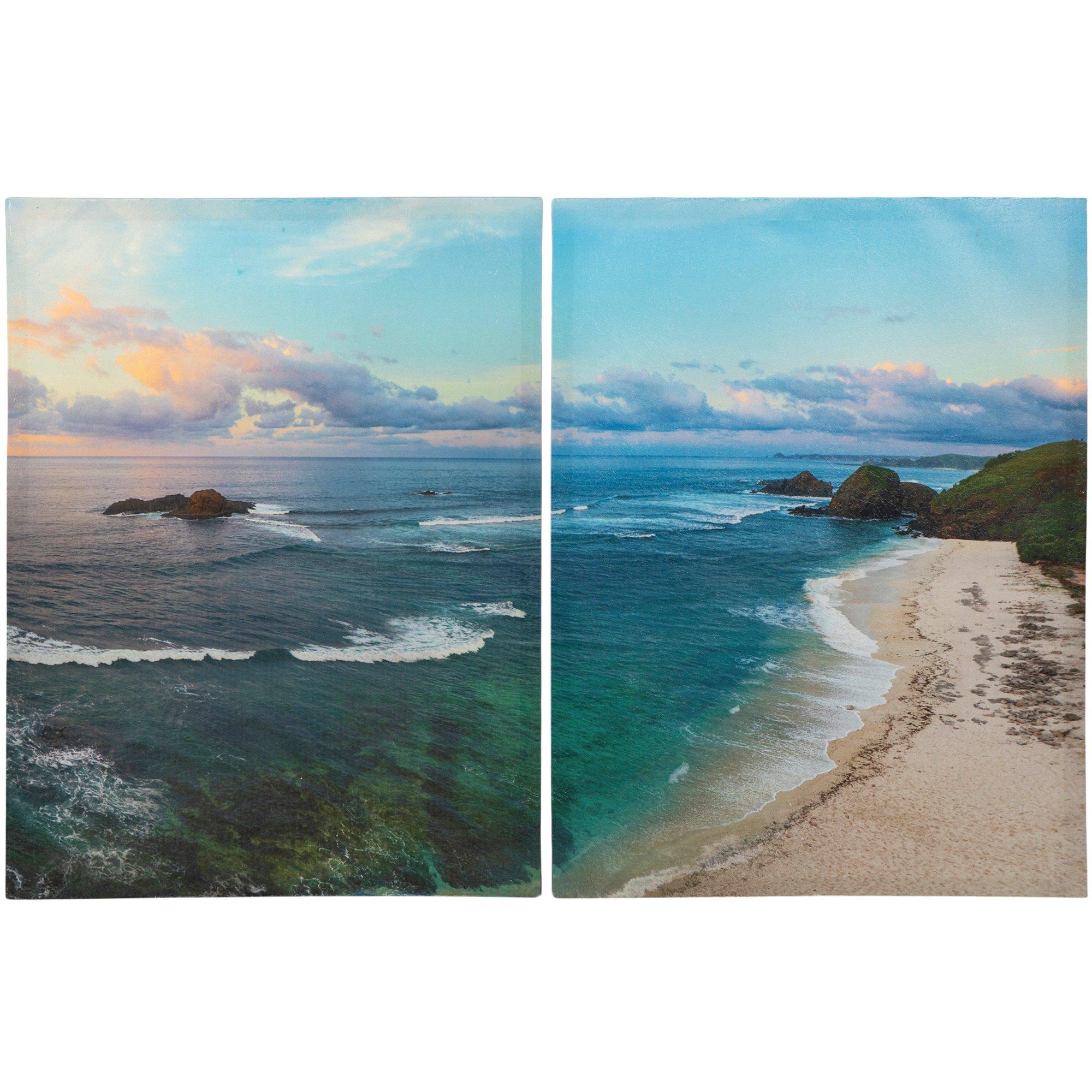 Beach At Sunset Canvas Wall Decor Set | Hobby Lobby | 2290039