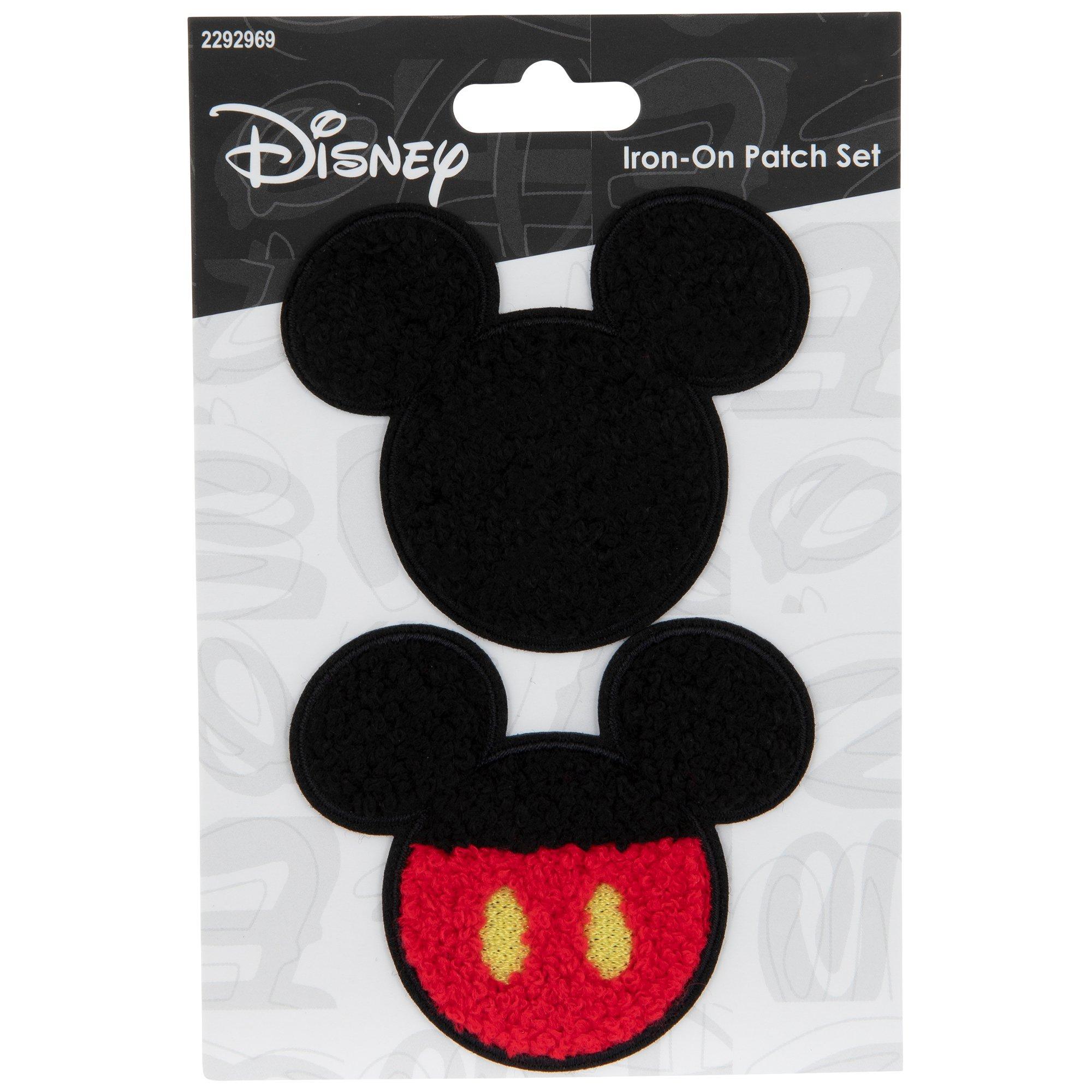 Mickey Mouse Head Chenille Iron-On Patches | Hobby Lobby | 2292969