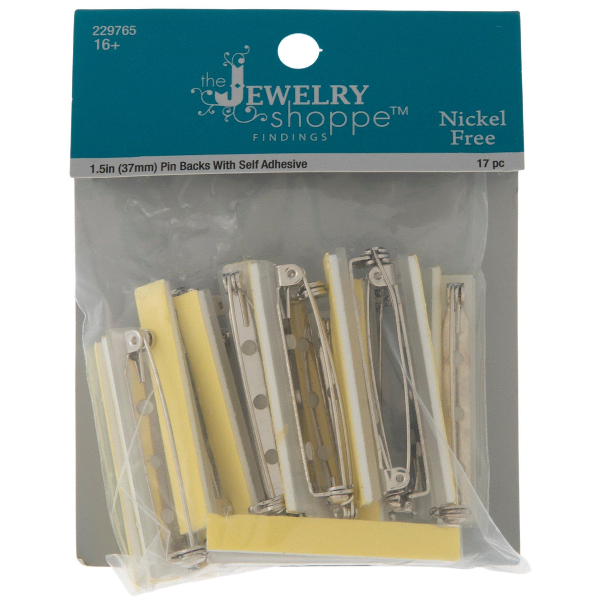 Self-Adhesive Pin Backs - 37mm | Hobby Lobby | 229765