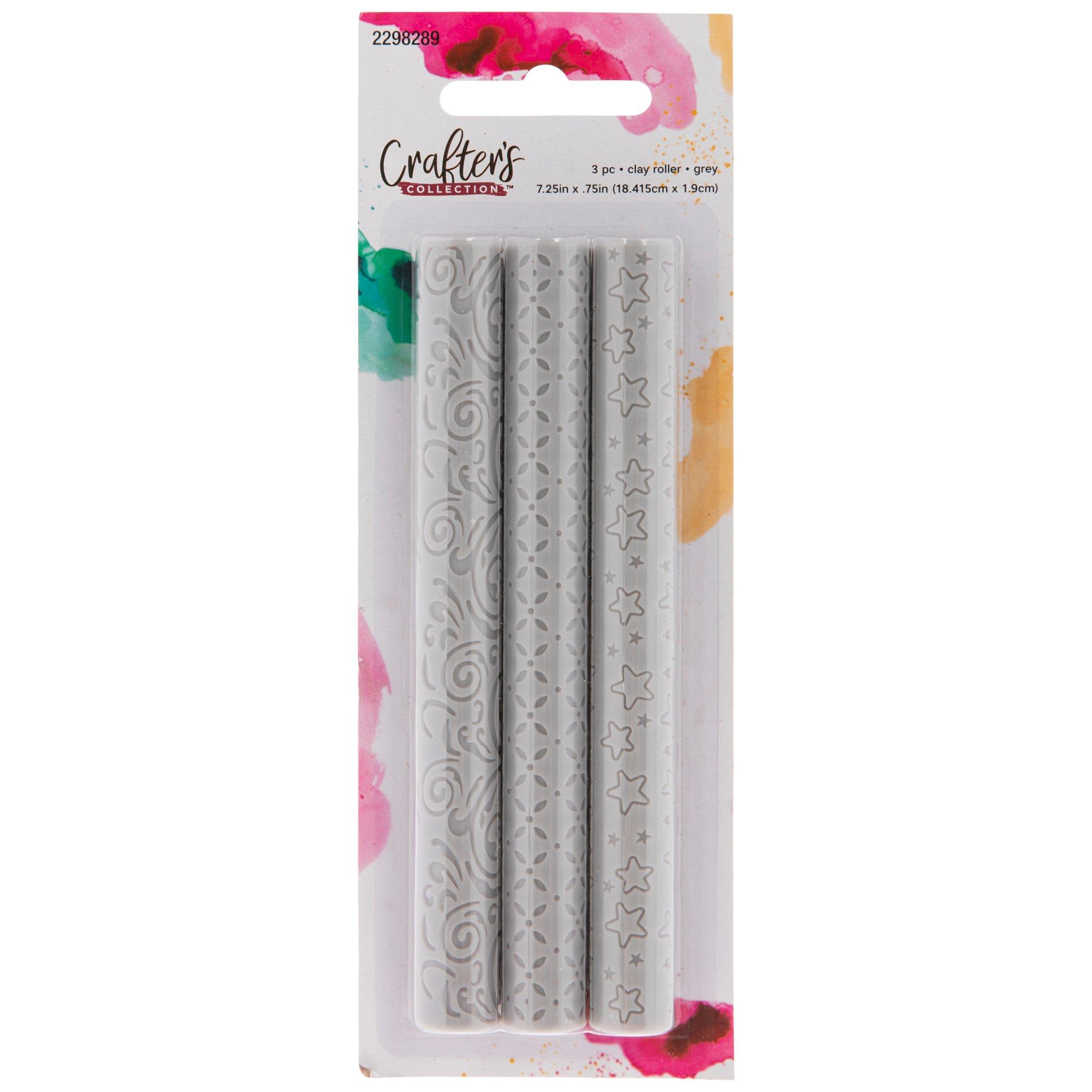 Patterned Clay Rollers - 3 Piece Set | Hobby Lobby | 2298289