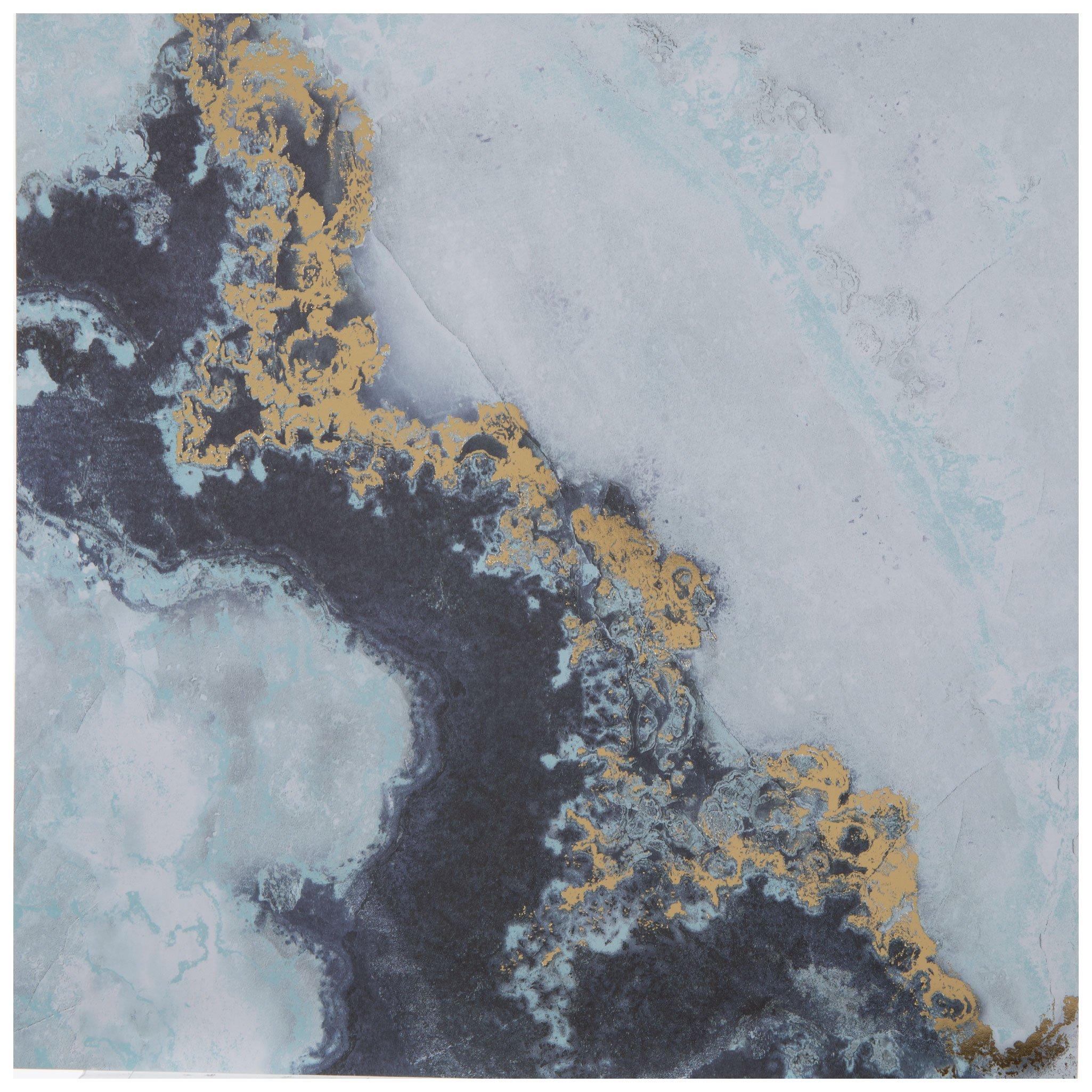 Blue & Gold Geode Scrapbook Paper - 12" x 12" | Hobby Lobby | 2299063