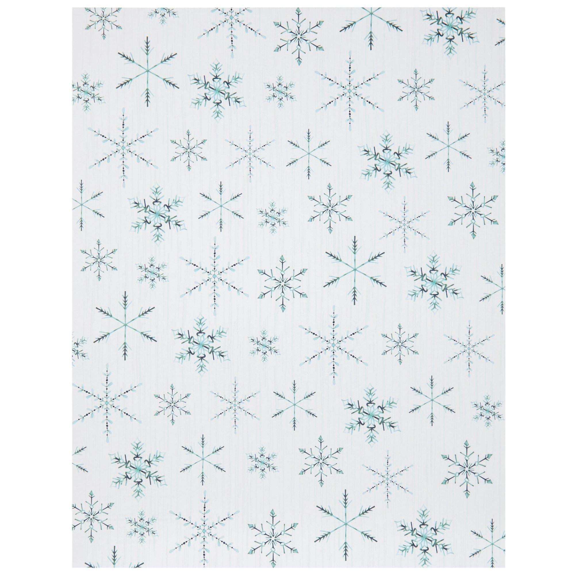 Blue Snowflakes Scrapbook Paper - 8 1/2" x 11" | Hobby Lobby | 2299162