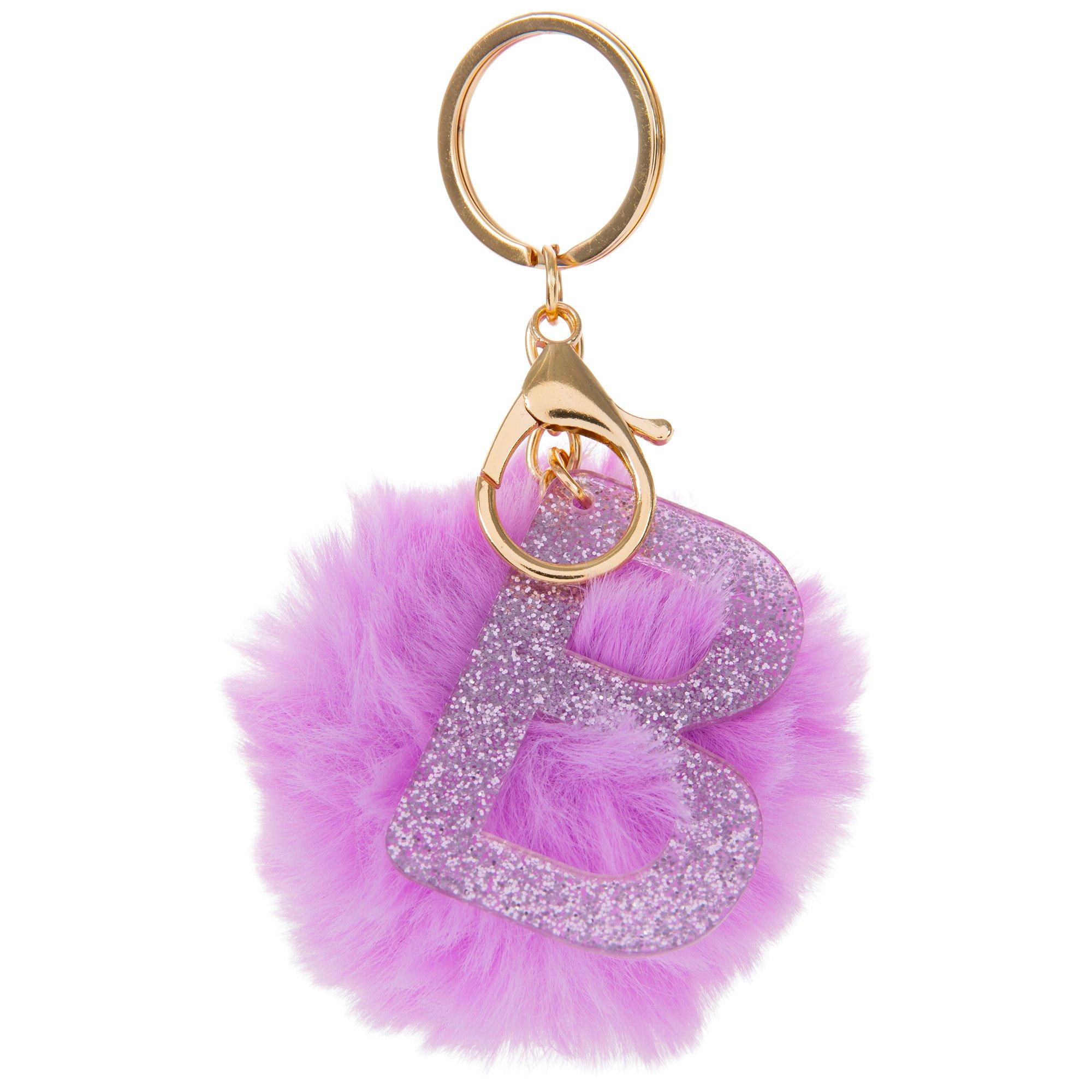 Fluffy Pom Pom Keychain | Hobby Lobby | 2303436