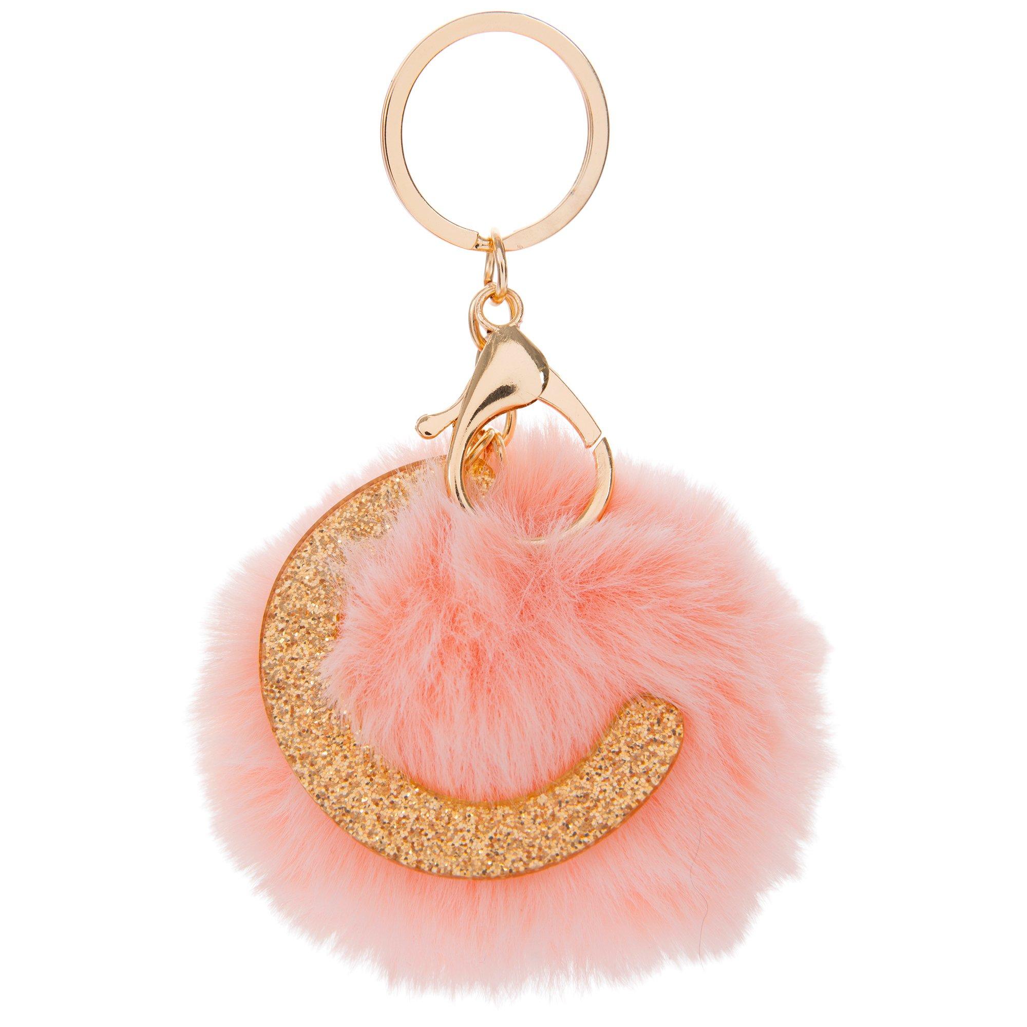 Fluffy Pom Pom Keychain | Hobby Lobby | 2303444