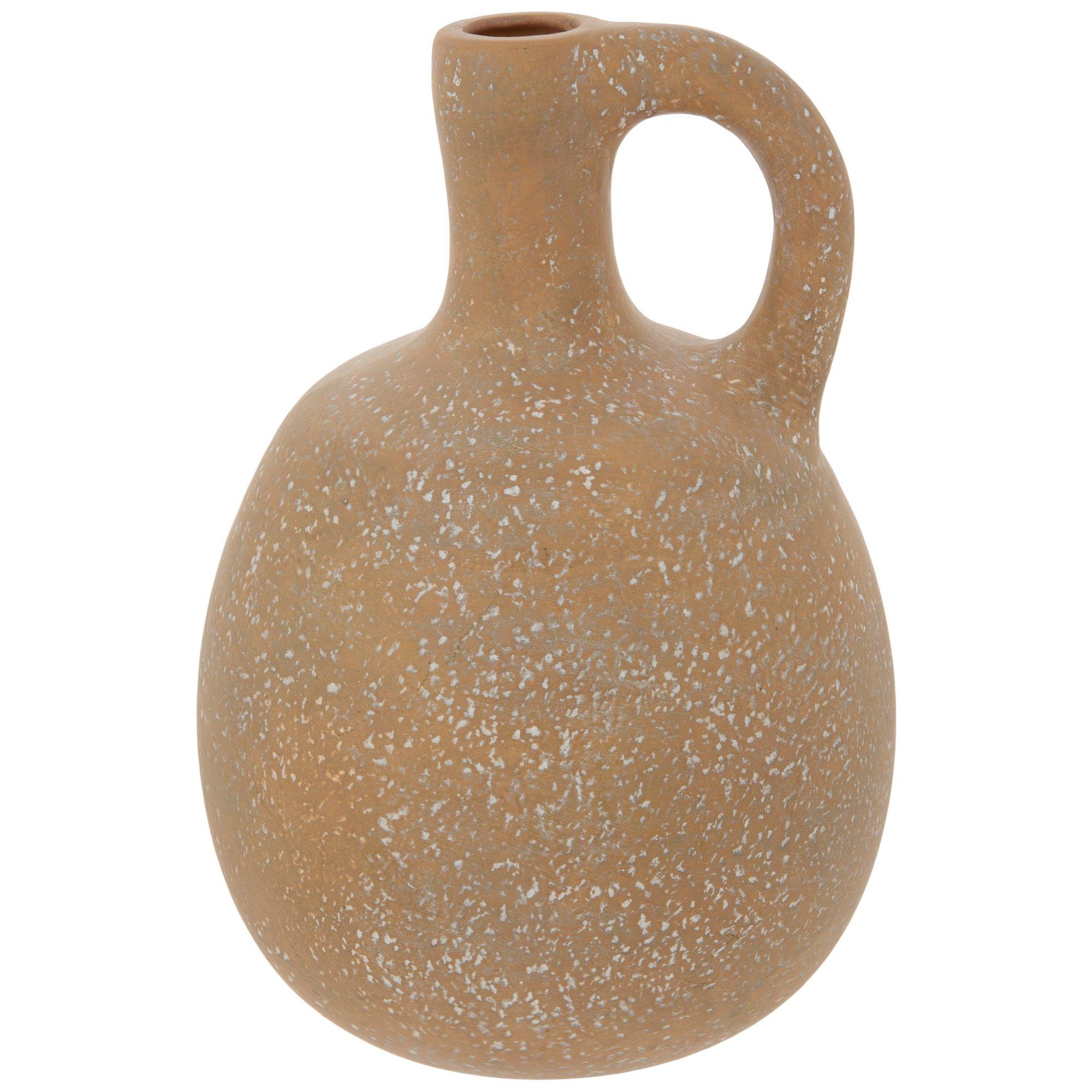 Tan Narrow Neck Vase With Handle | Hobby Lobby | 2304665