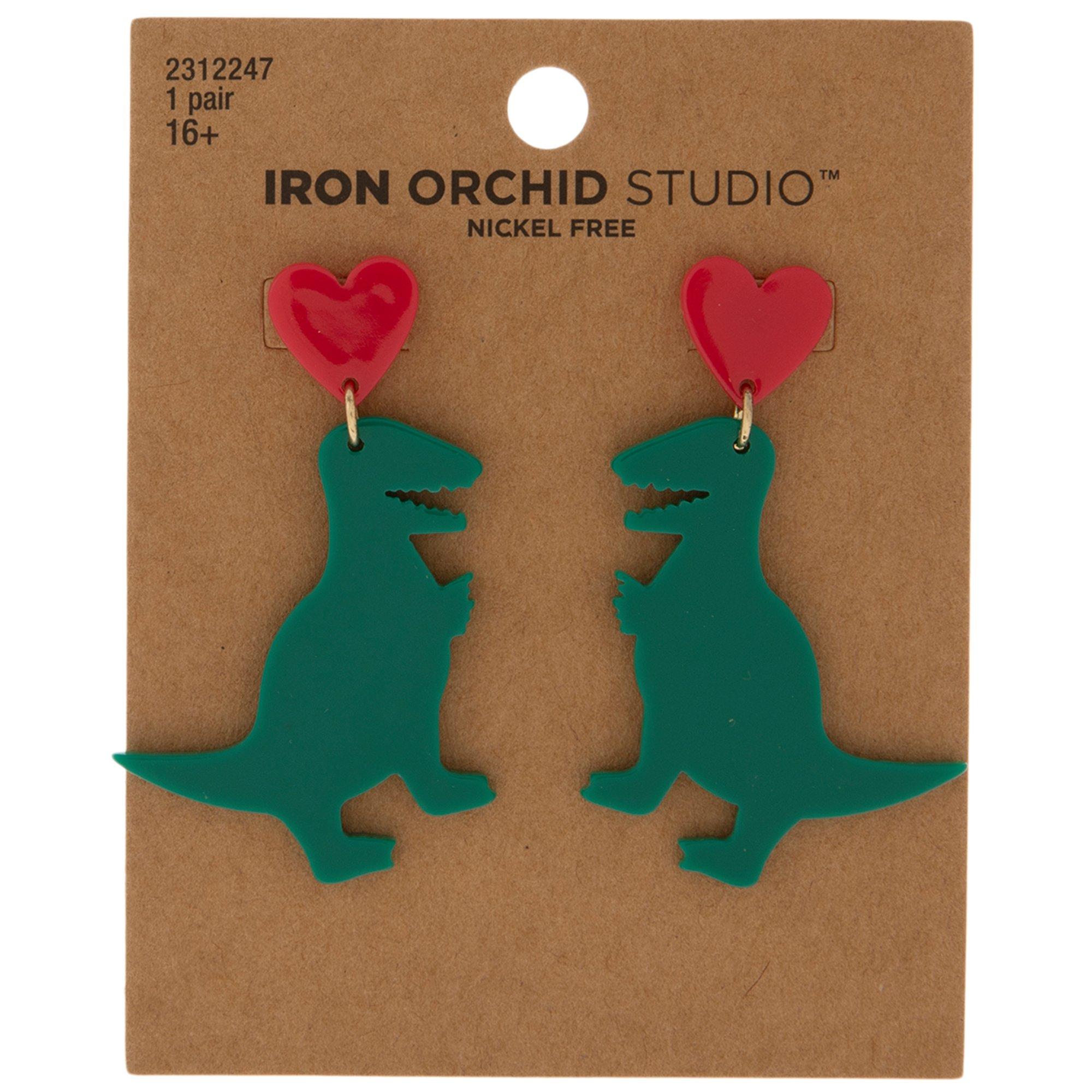 Dino Heart Earrings | Hobby Lobby | 2312247