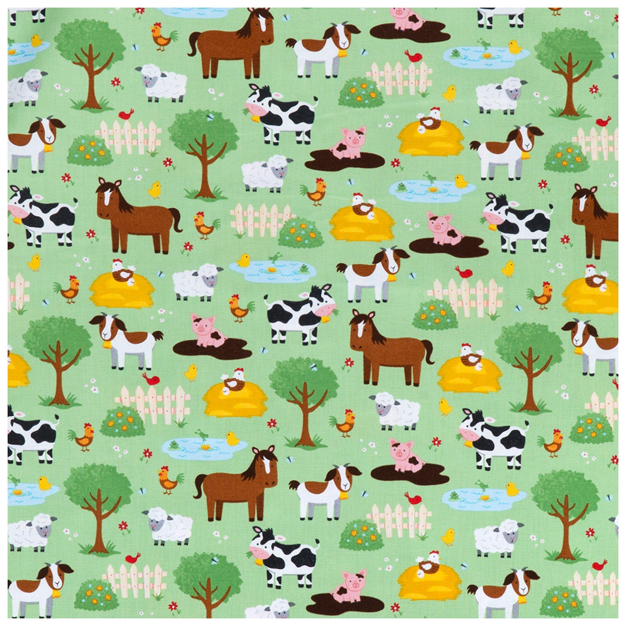 Farm Animals Cotton Fabric | Hobby Lobby | 2315158