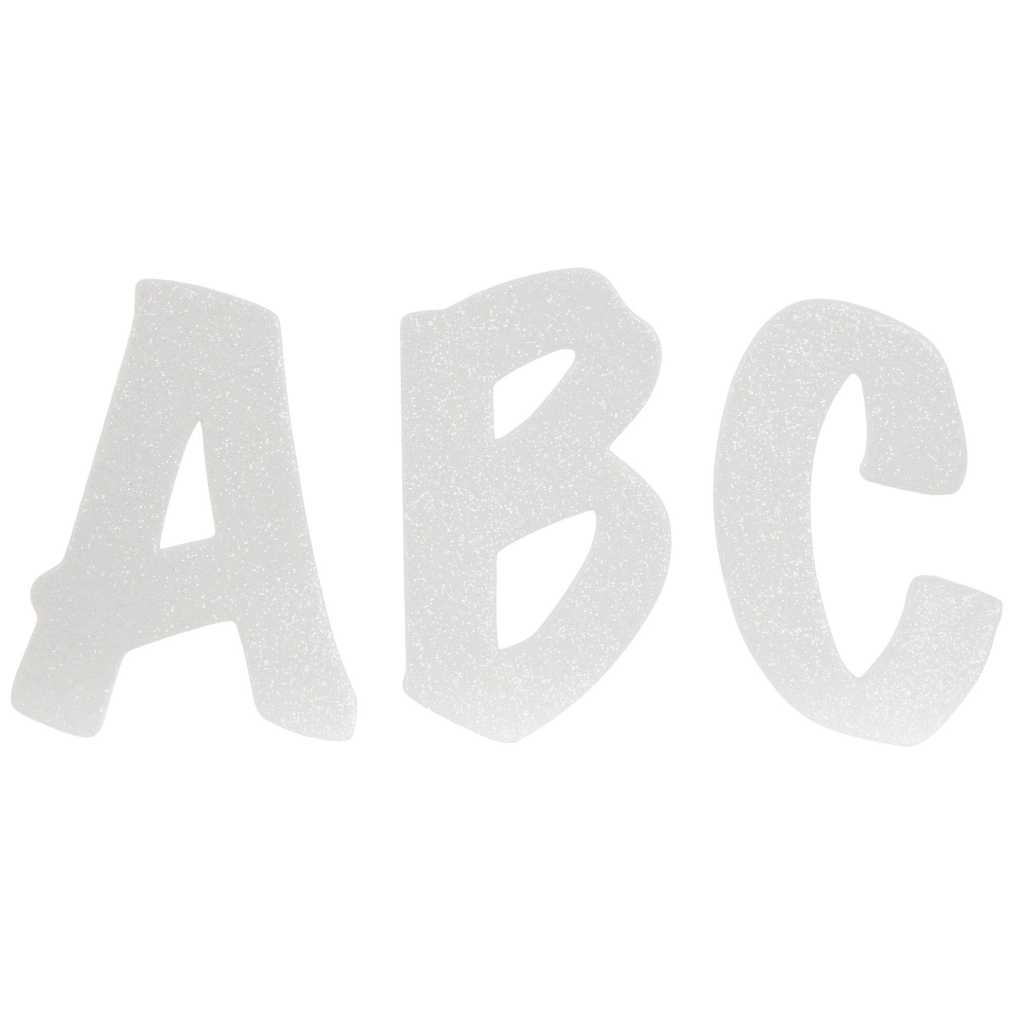 Glitter Alphabet Foam Stickers | Hobby Lobby | 2315505