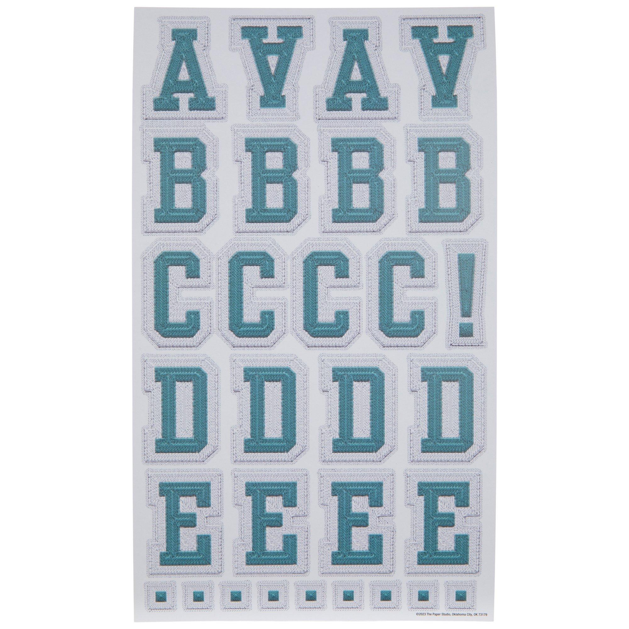 Varsity Alphabet Stickers | Hobby Lobby | 2319739