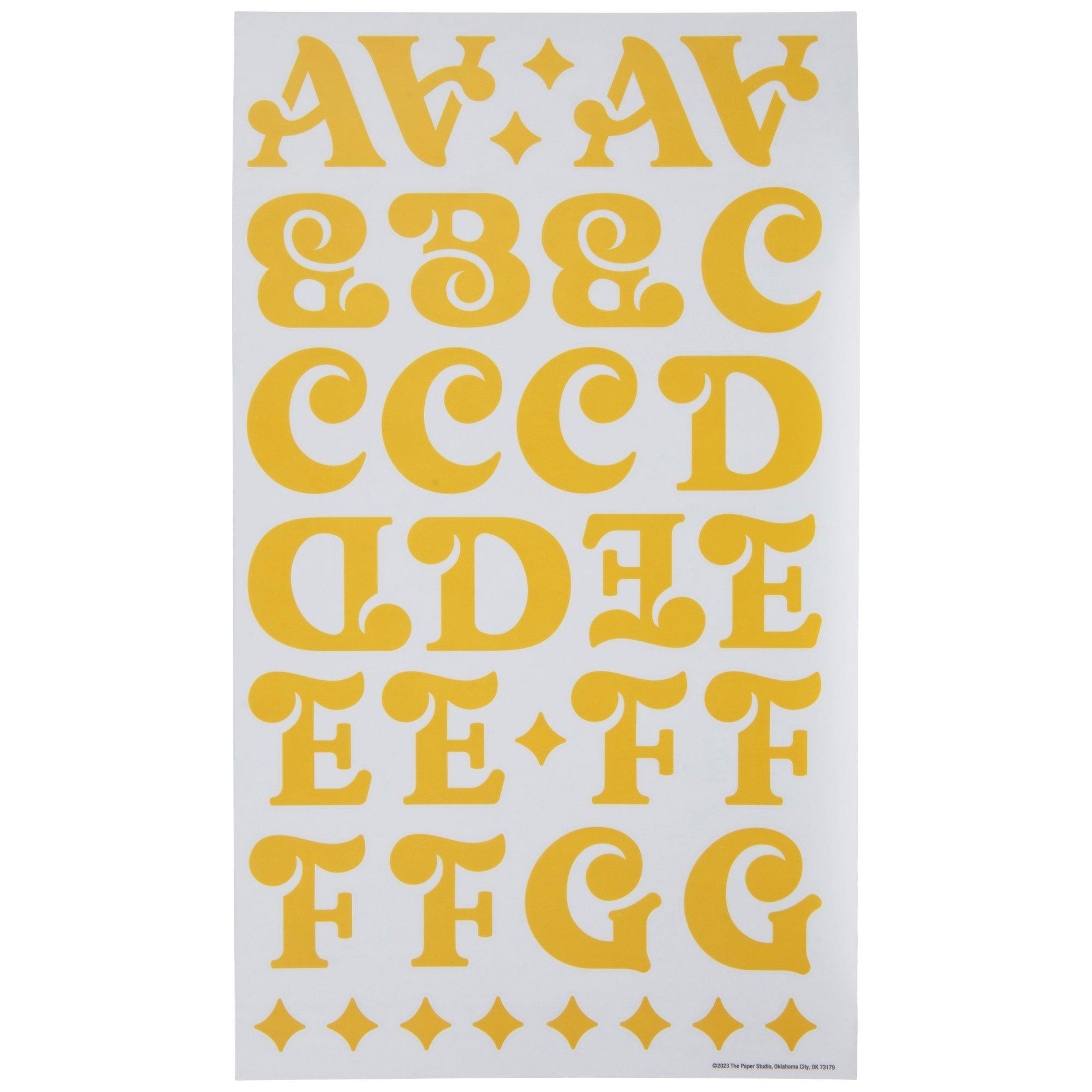 Retro Alphabet Stickers | Hobby Lobby | 2319770
