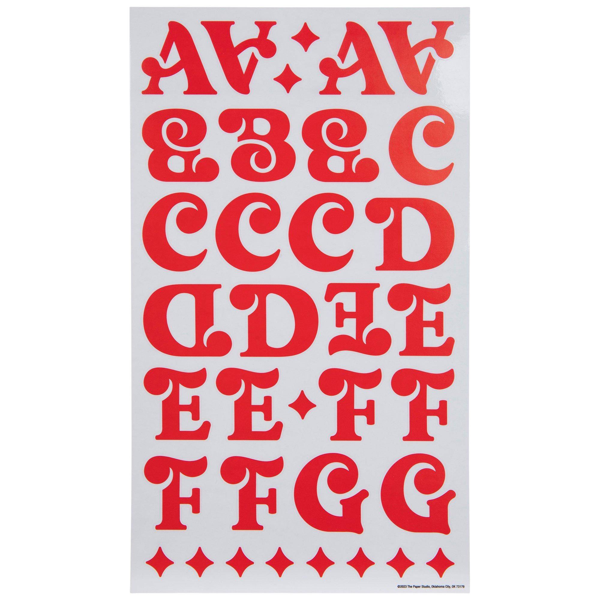 Retro Alphabet Stickers | Hobby Lobby | 2319788