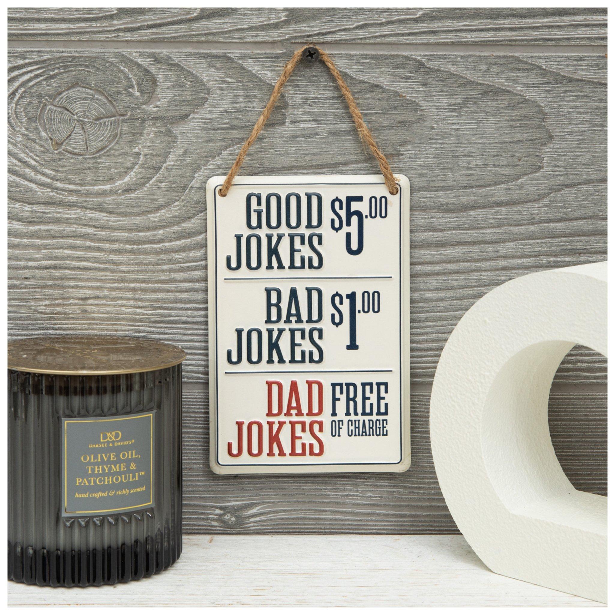 Dad Jokes Metal Sign | Hobby Lobby | 2320422