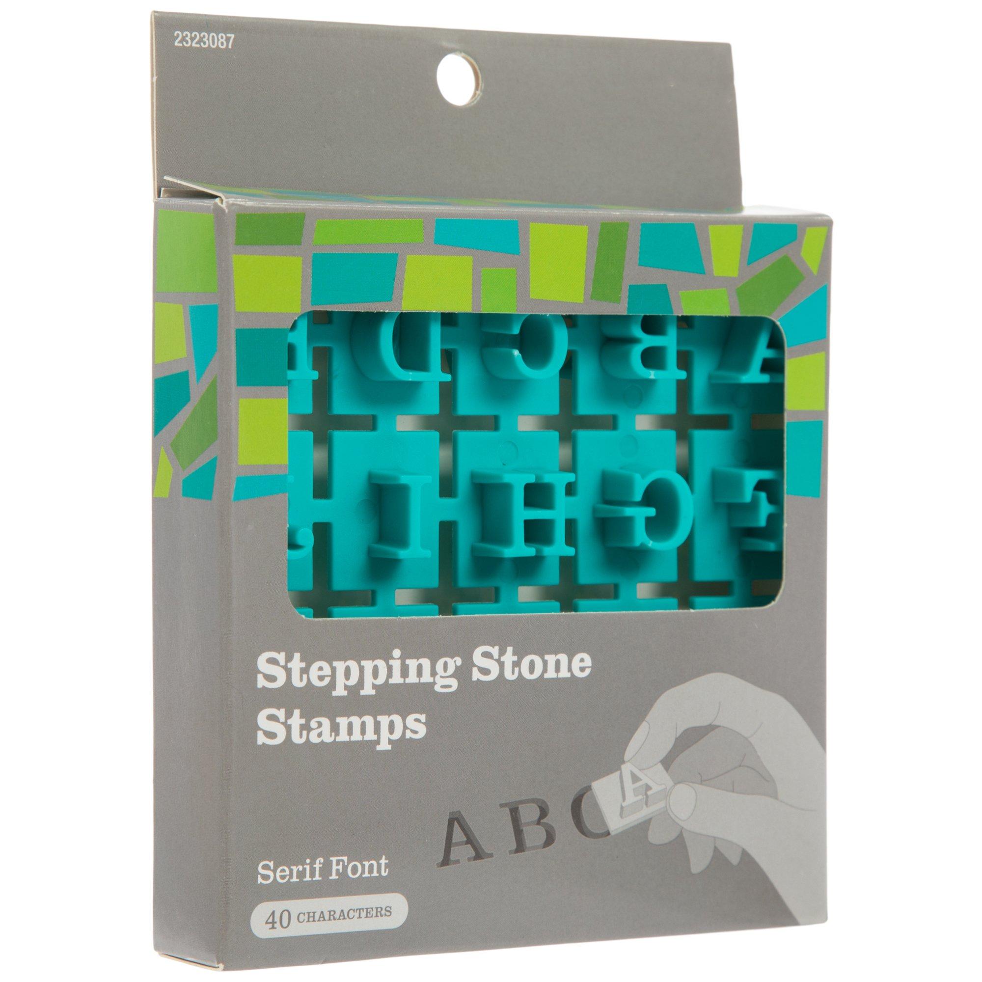 Serif Font Stepping Stone Stamps | Hobby Lobby | 2323087