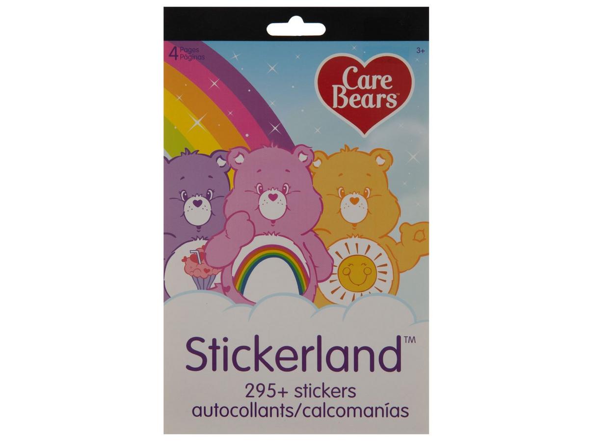 Children's Sticker Pad Care Bears Stickerland Multi-Substrate Sticker ...