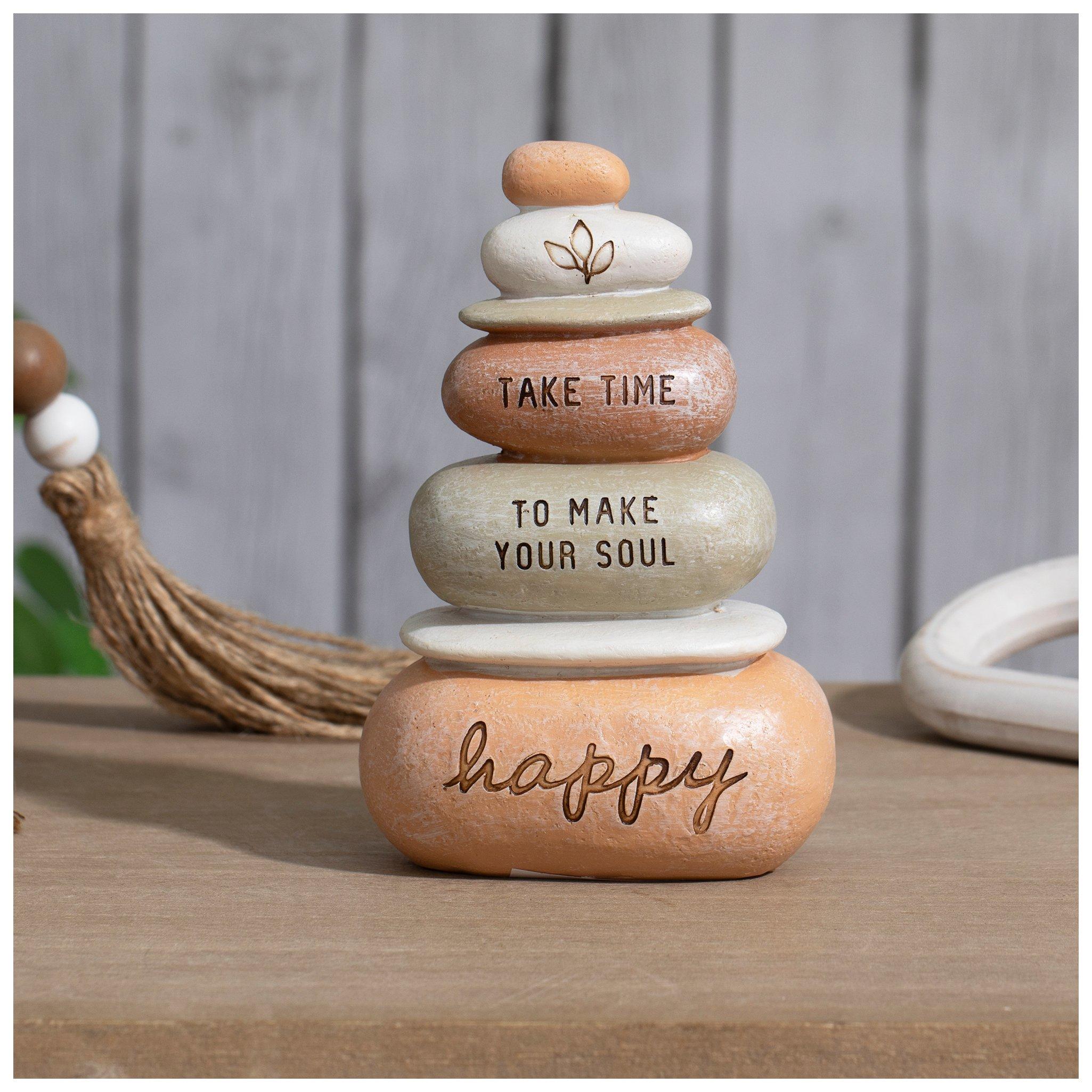 Make Your Soul Happy Stacked Rocks | Hobby Lobby | 2328151