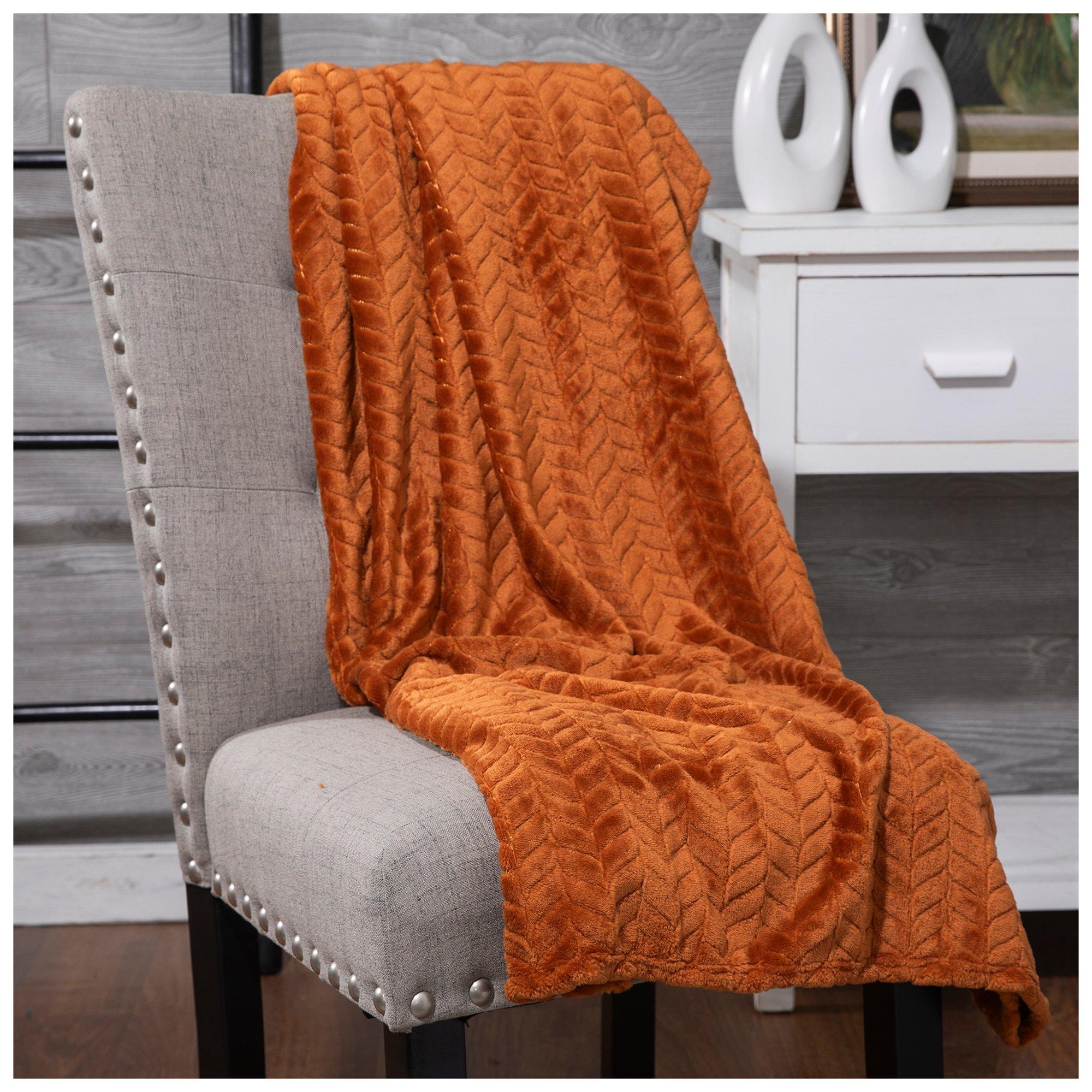 Braided Fleece Throw Blanket | Hobby Lobby | 2335495