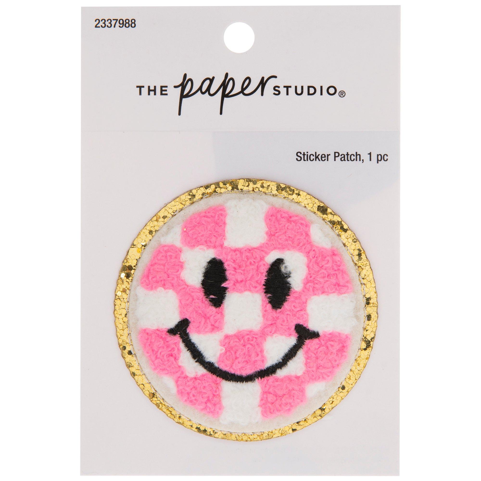 Check Smiley Face Patch Sticker | Hobby Lobby | 2337988