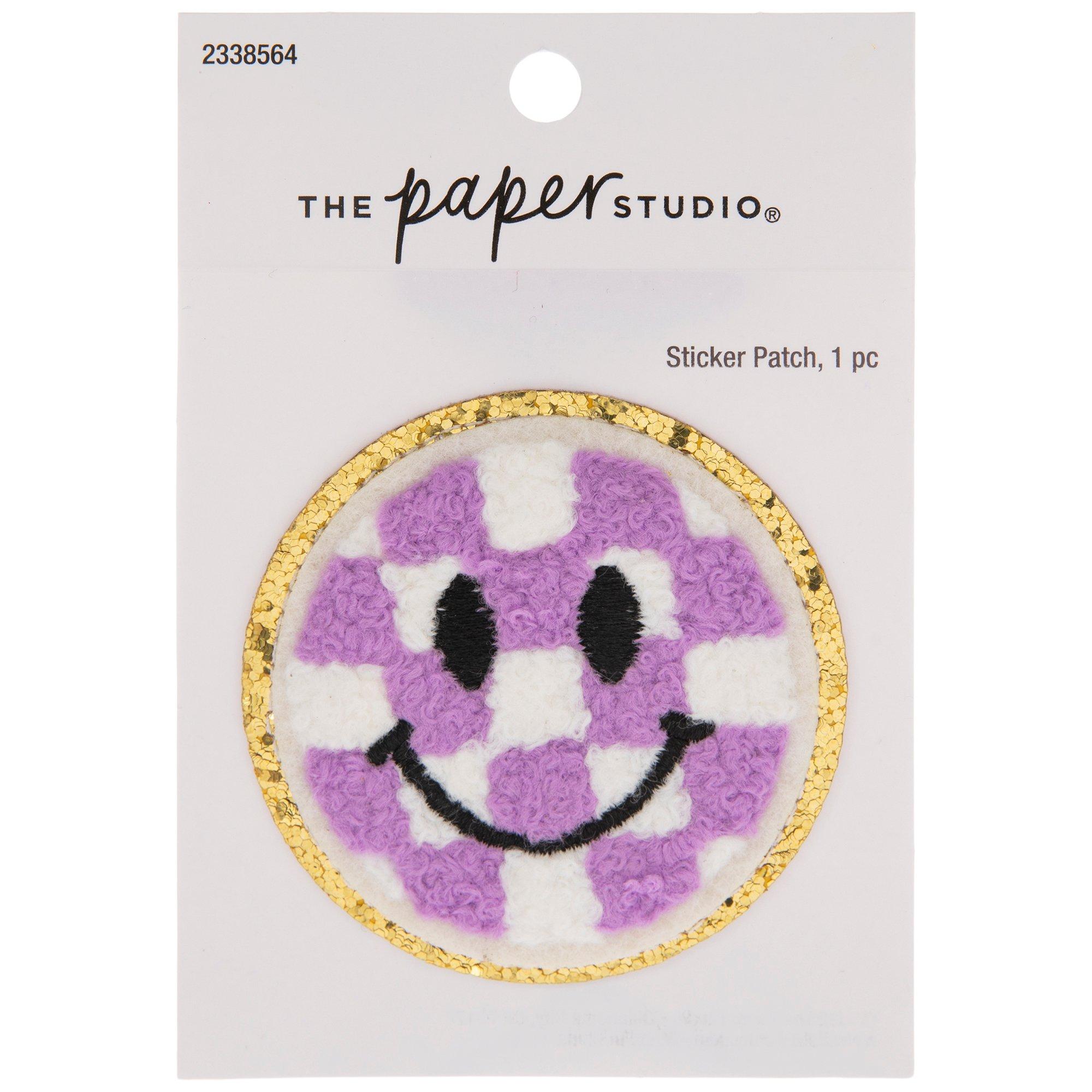 Check Smiley Face Patch Sticker | Hobby Lobby | 2338564