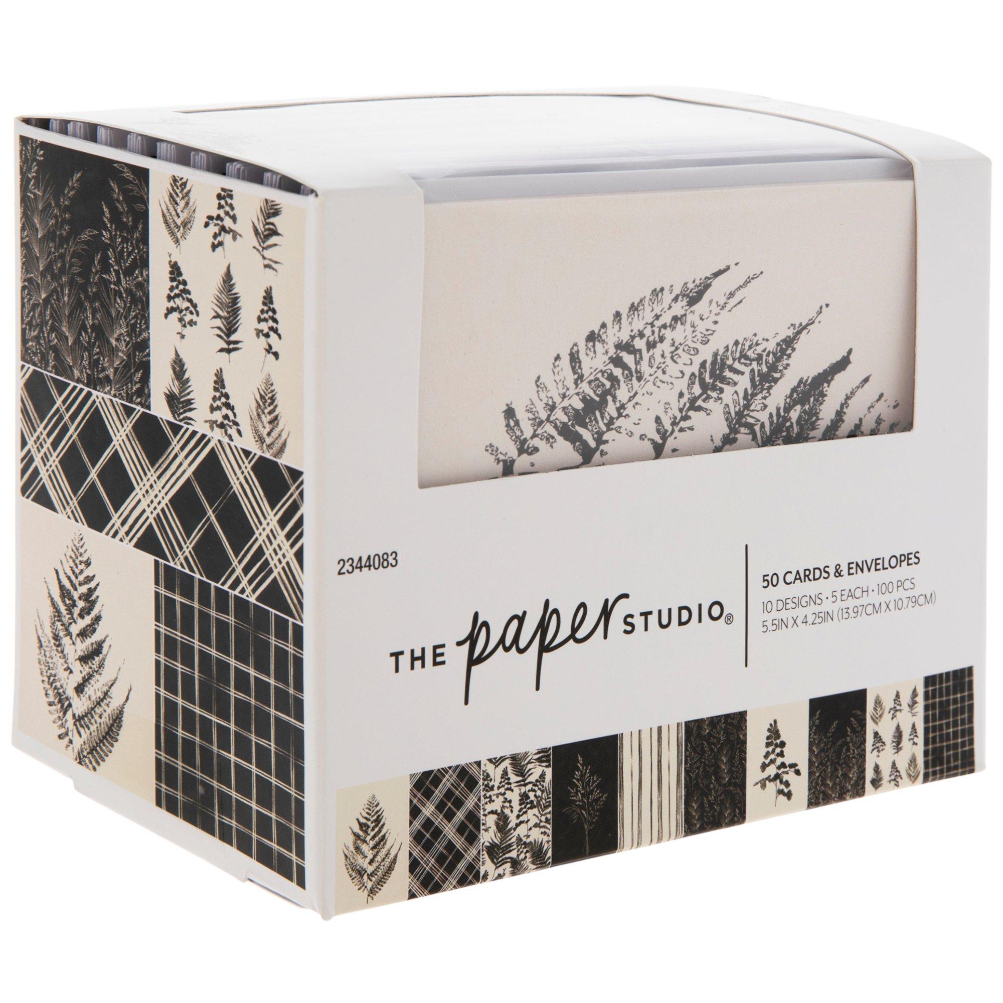 Beige & Black Botanical Box Of Cards - A2 | Hobby Lobby | 2344083