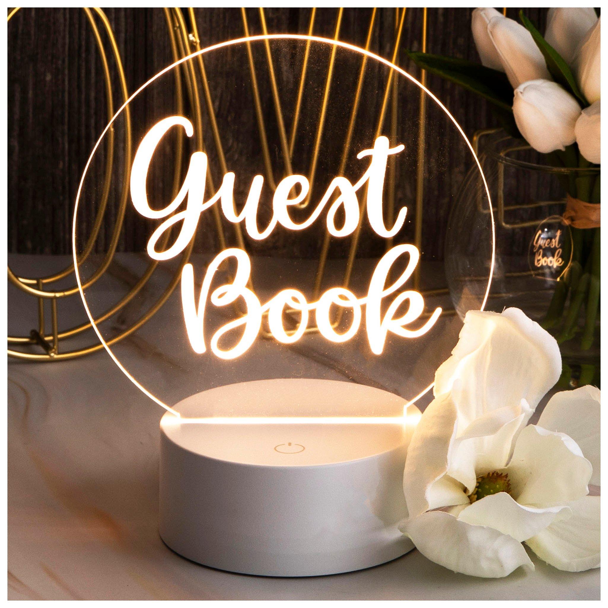 Guest Book Light Up Sign | Hobby Lobby | 2351344