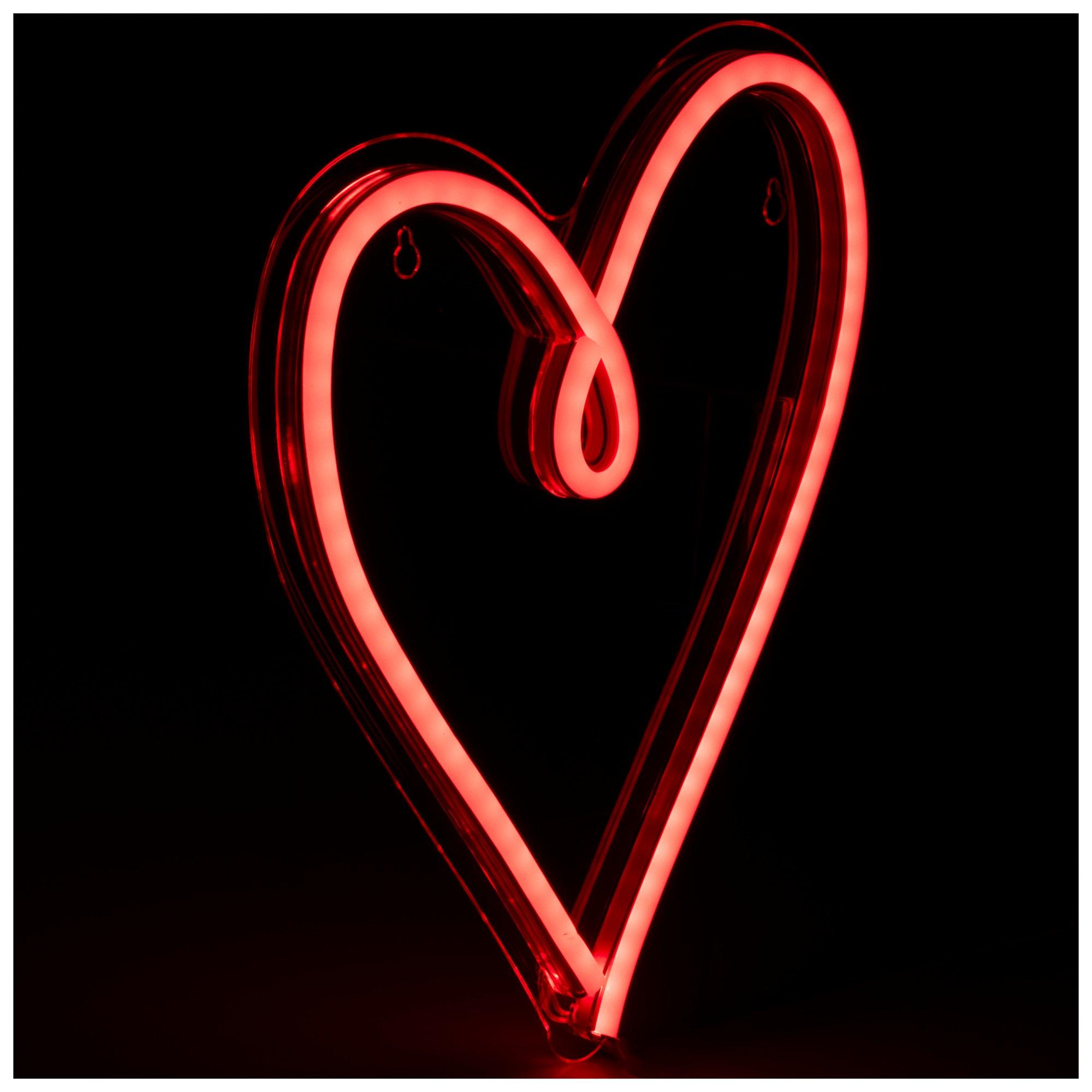 Red Heart LED Neon Sign | Hobby Lobby | 2351427