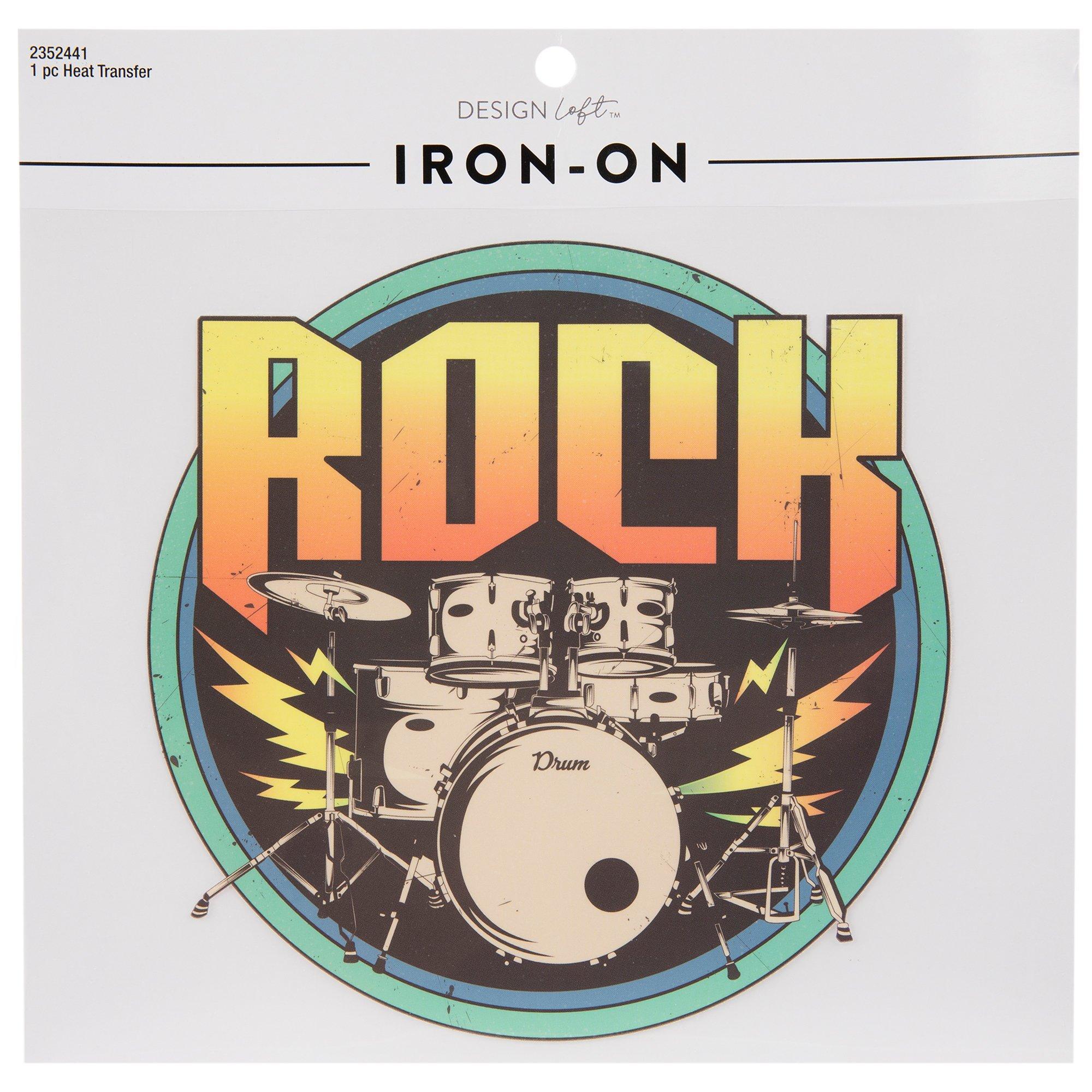 Rock Iron-On Transfer | Hobby Lobby | 2352441