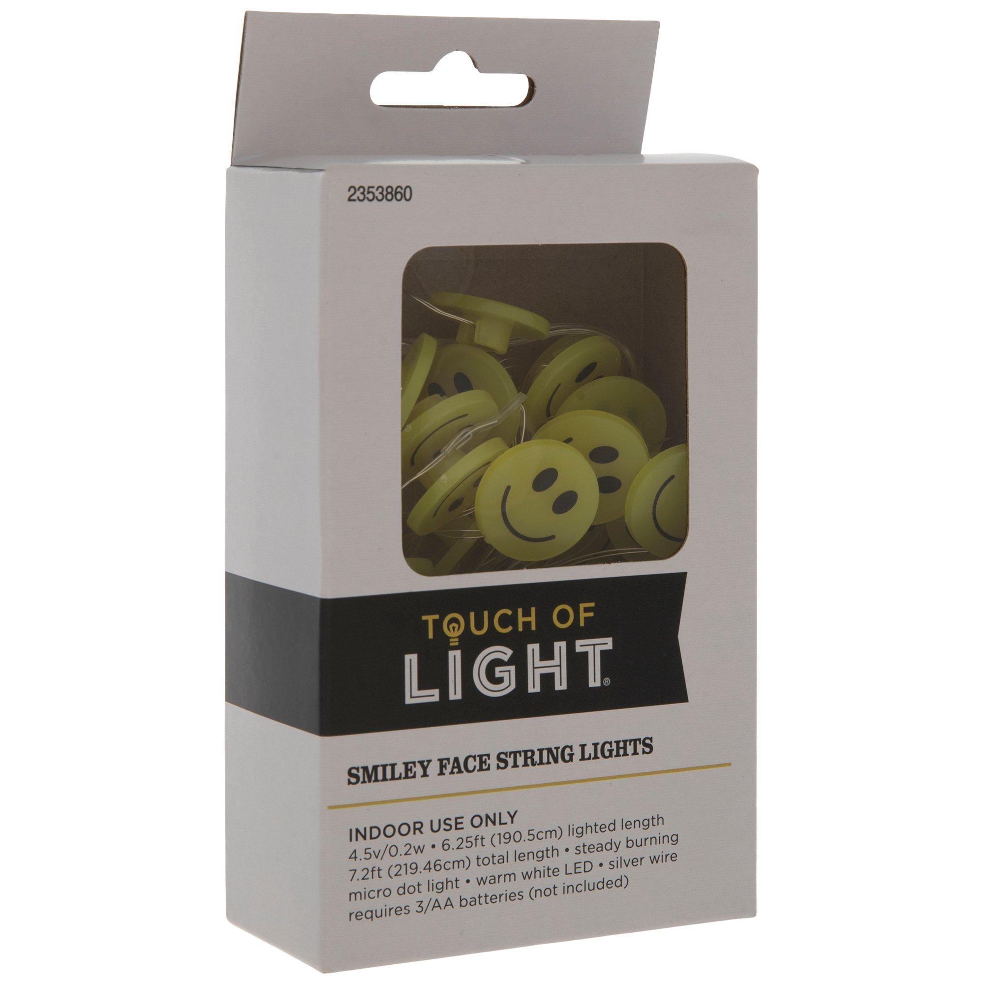 Smiley Face LED Light Strand | Hobby Lobby | 2353860