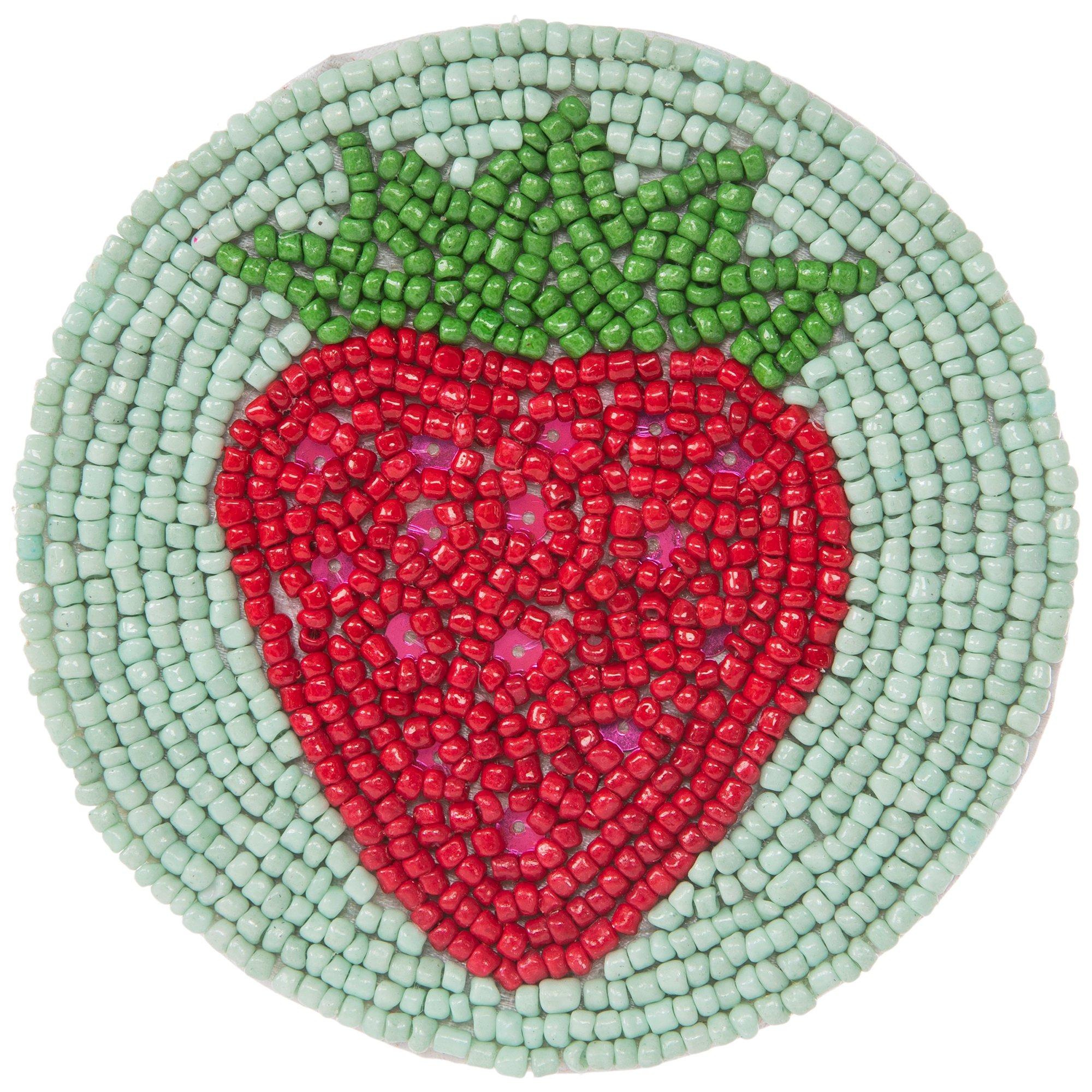 Strawberry Beaded Coaster | Hobby Lobby | 2356640