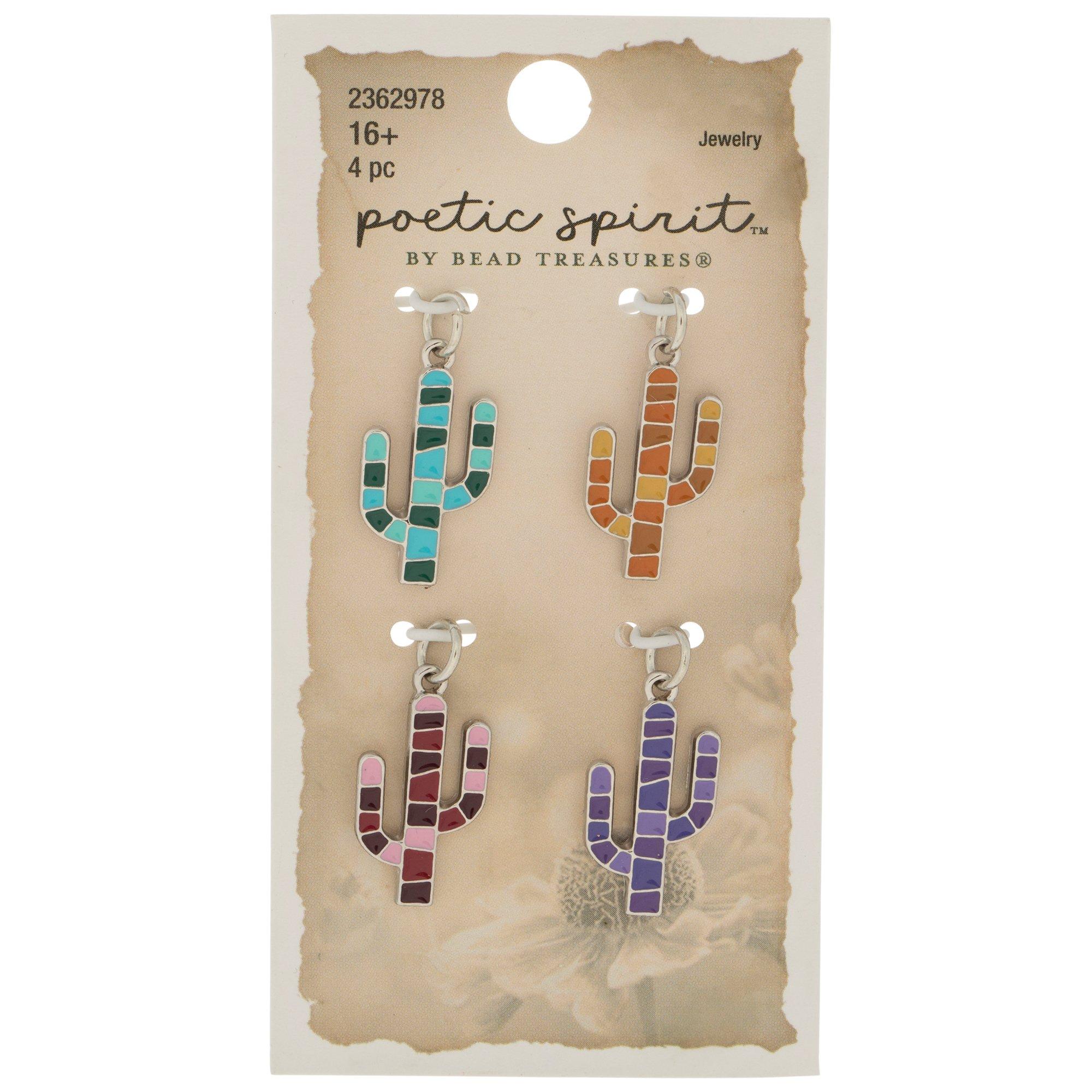 Mini Cactus Enamel Charms | Hobby Lobby | 2362978