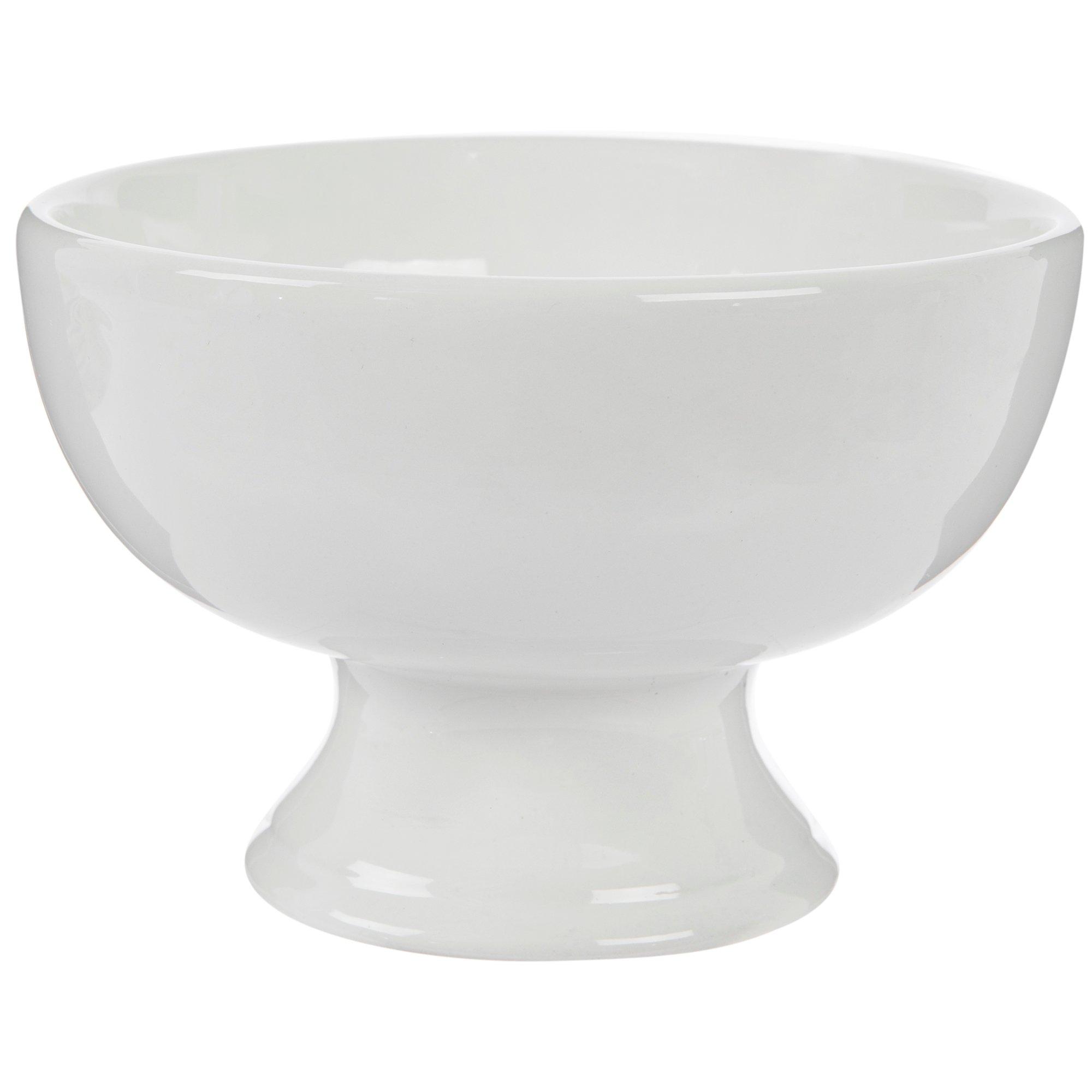White Pedestal Fruit Bowl | Hobby Lobby | 2363653