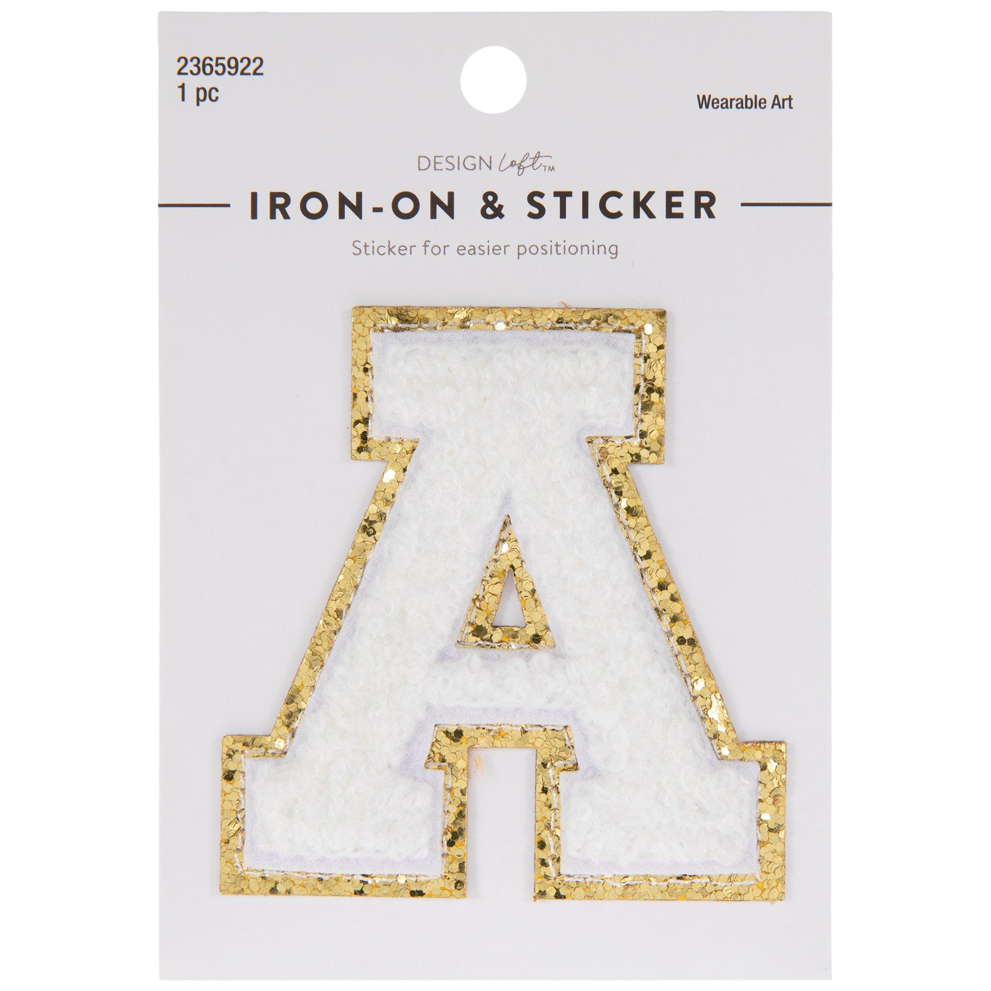 Letter Iron-On & Sticker Patch | Hobby Lobby | 2365922