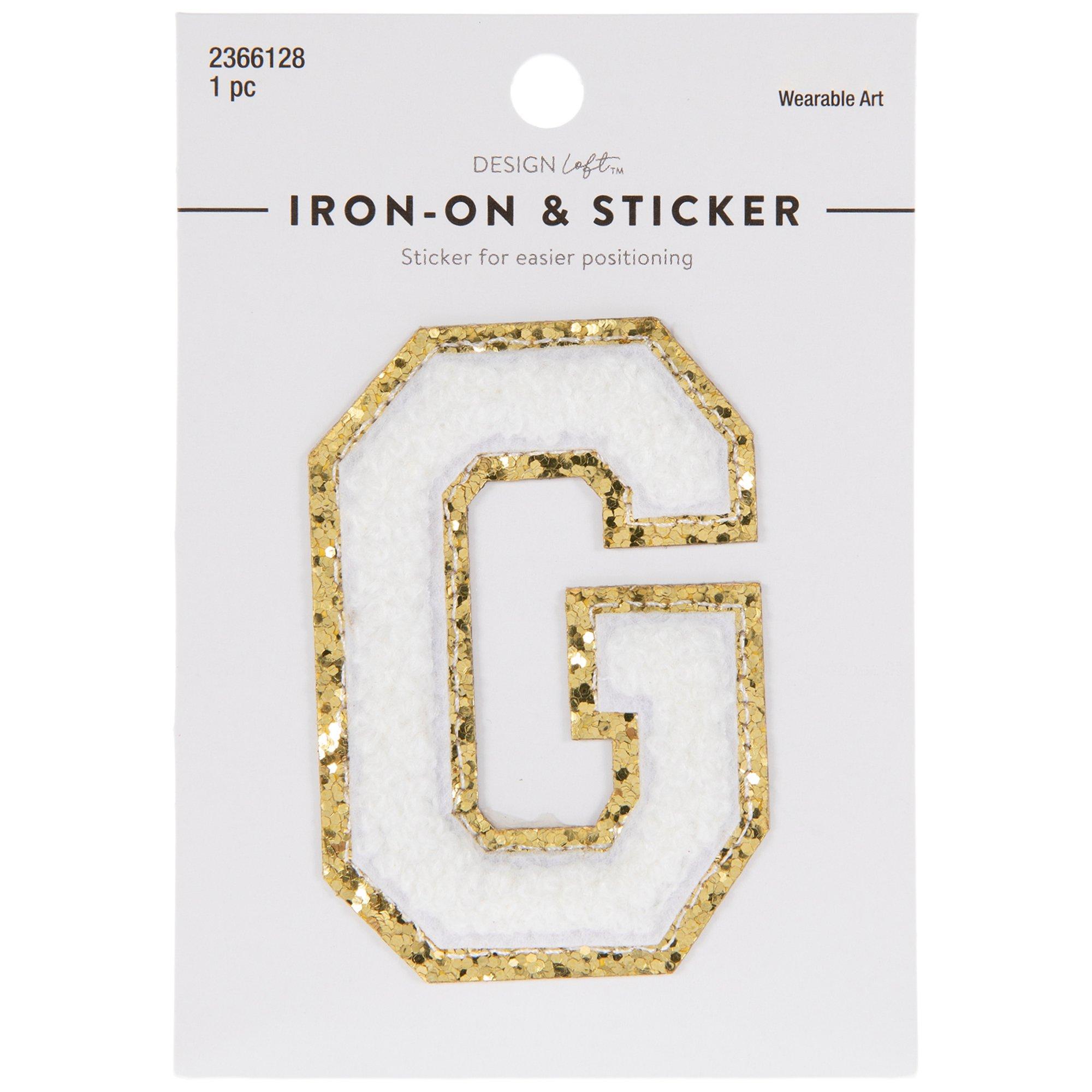 Letter Iron-On & Sticker Patch | Hobby Lobby | 2366128