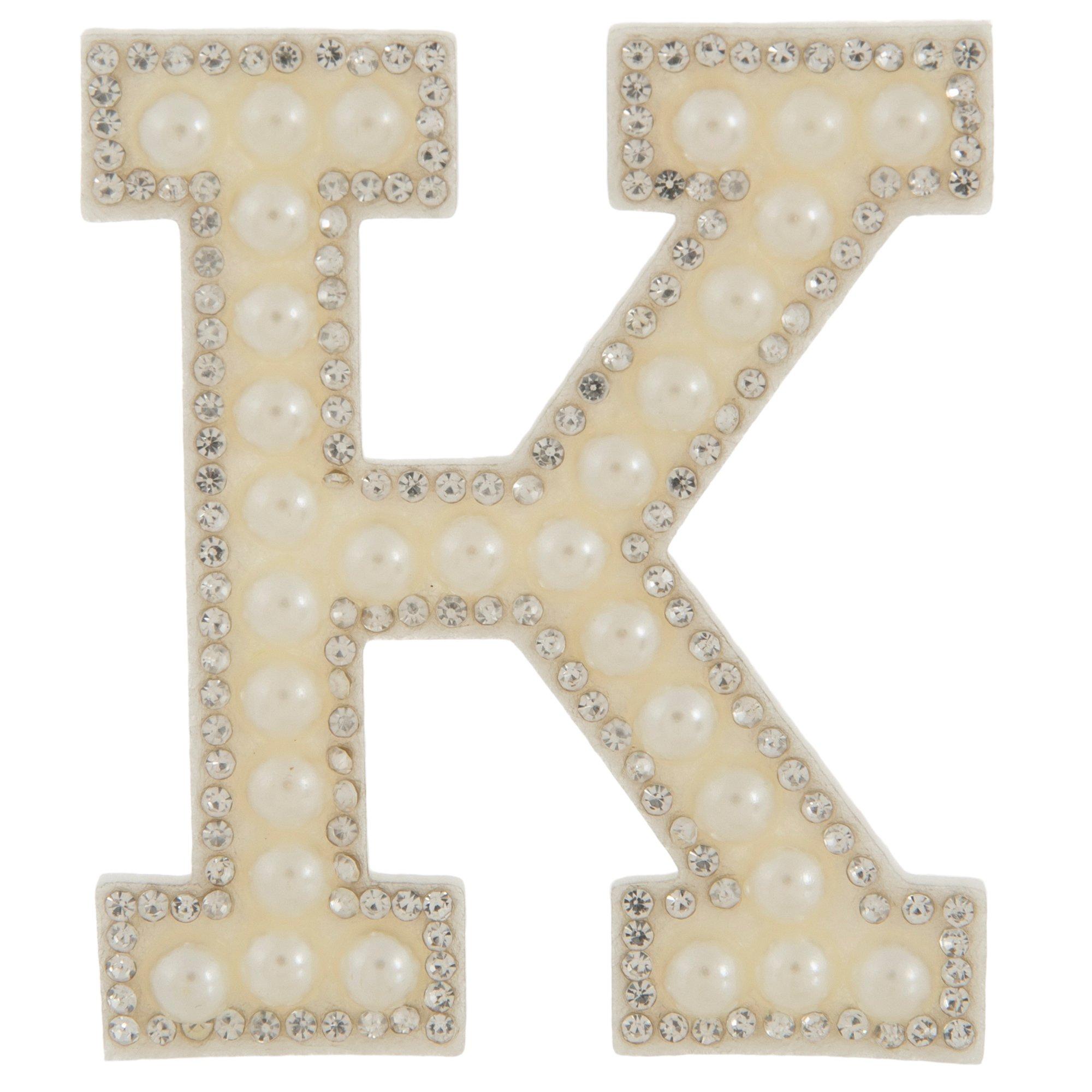 Pearl Letter Iron-On & Sticker Patch | Hobby Lobby | 2366540