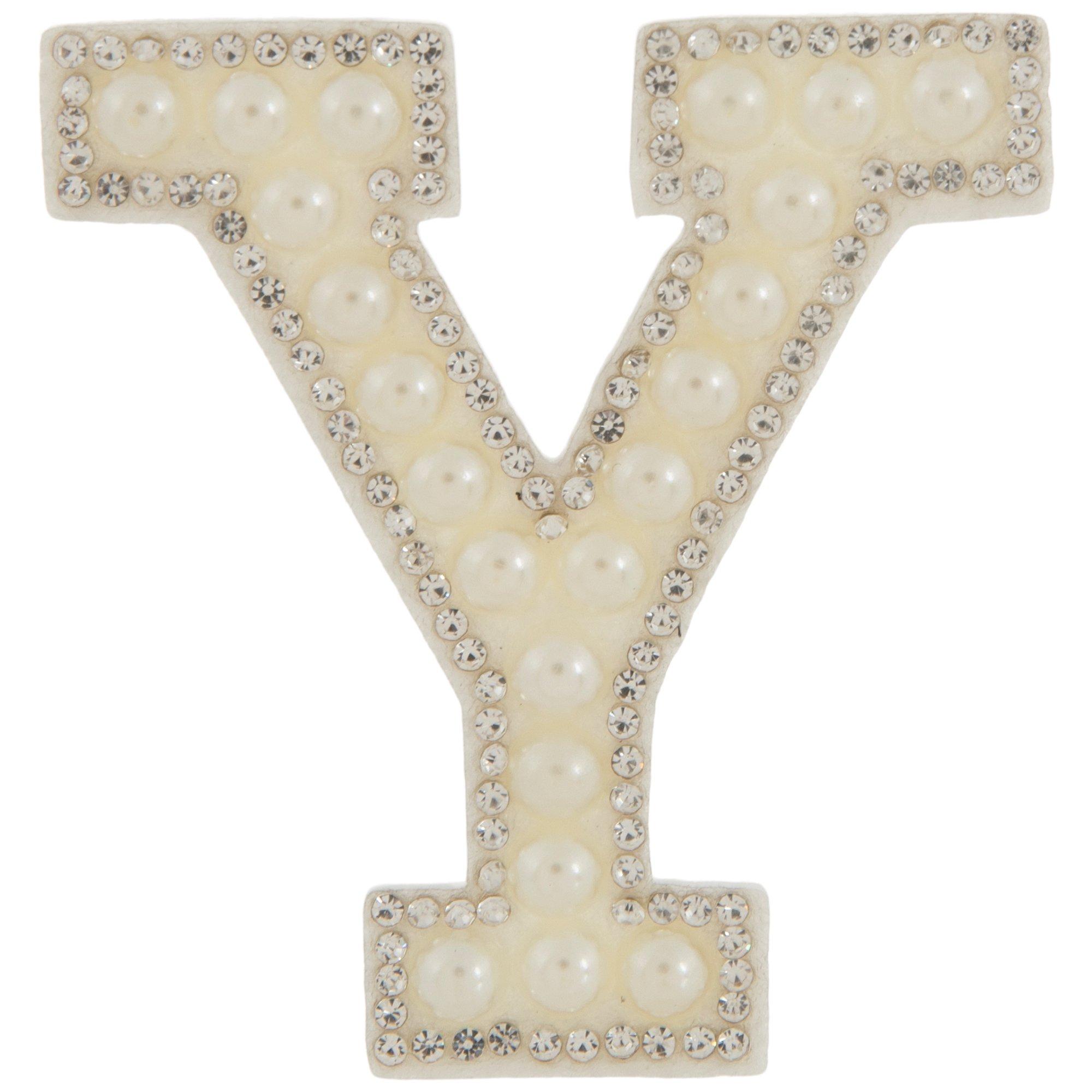 Pearl Letter Iron-On & Sticker Patch | Hobby Lobby | 2366698