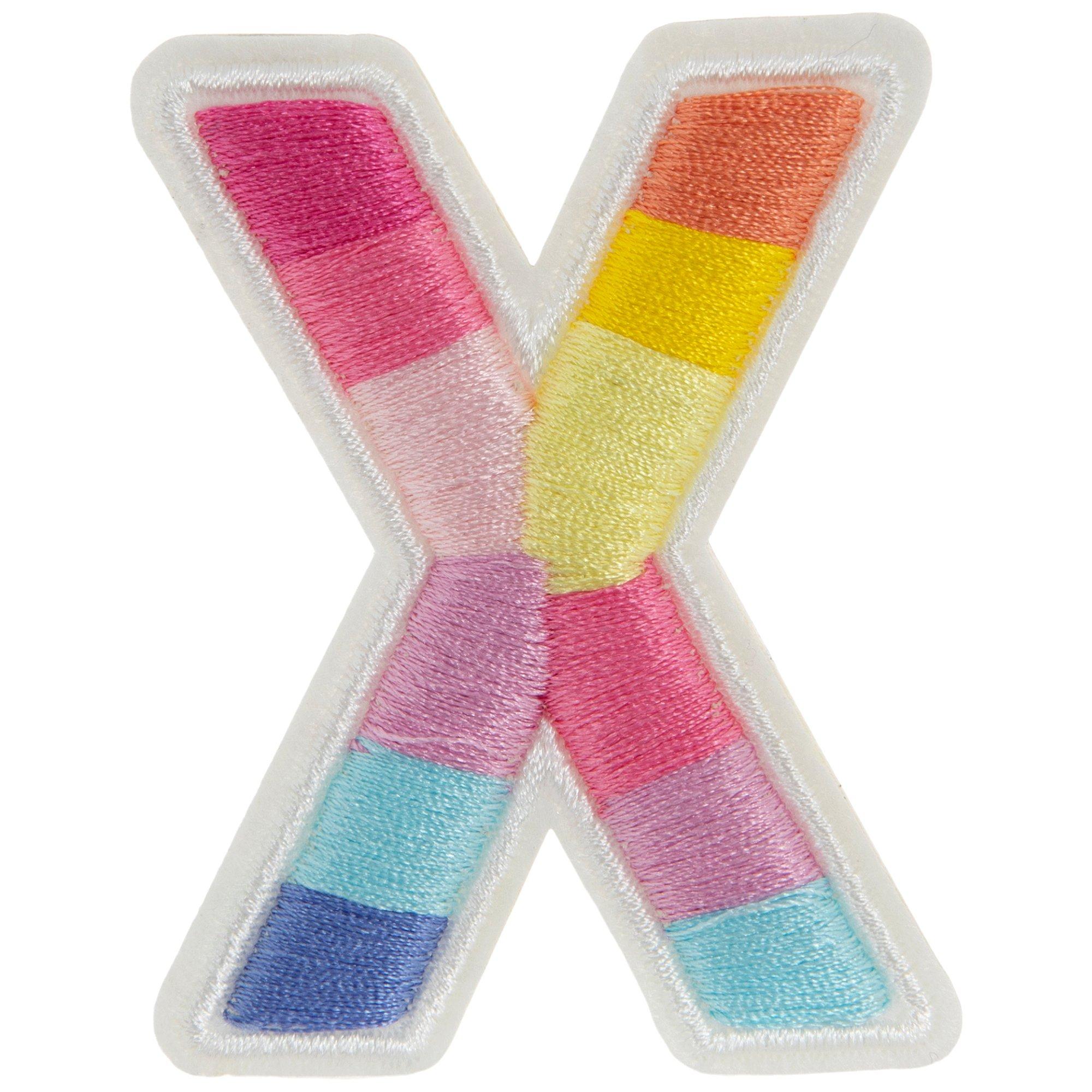 Pastel Rainbow Letter Iron-On & Sticker Patch | Hobby Lobby | 2367258
