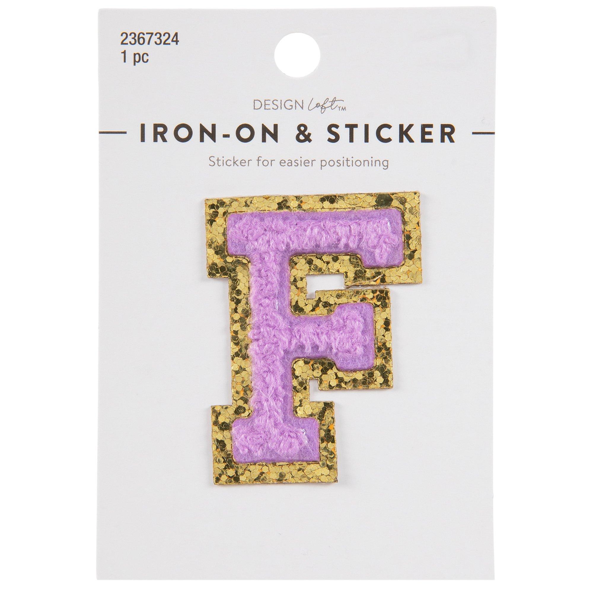Mini Letter Iron-On & Sticker Patch | Hobby Lobby | 2367324