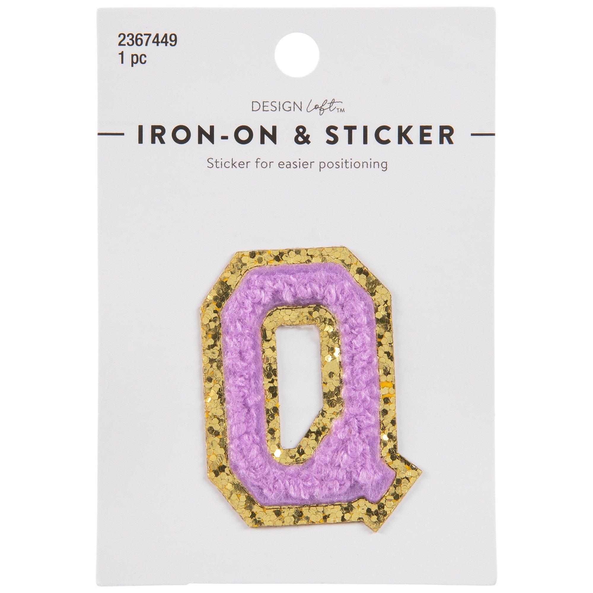 Mini Letter Iron-On & Sticker Patch | Hobby Lobby | 2367449