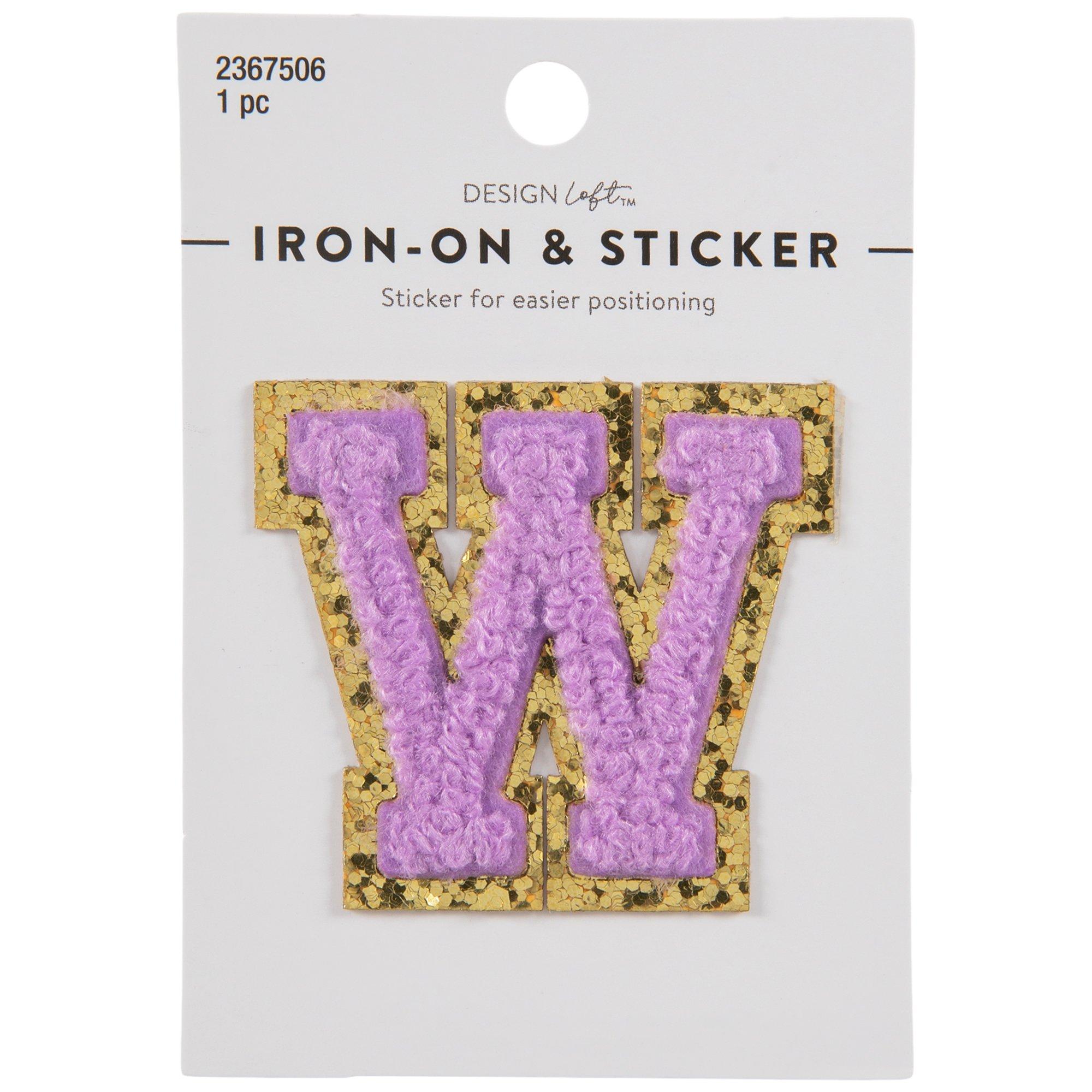 Mini Letter Iron-On & Sticker Patch | Hobby Lobby | 2367506