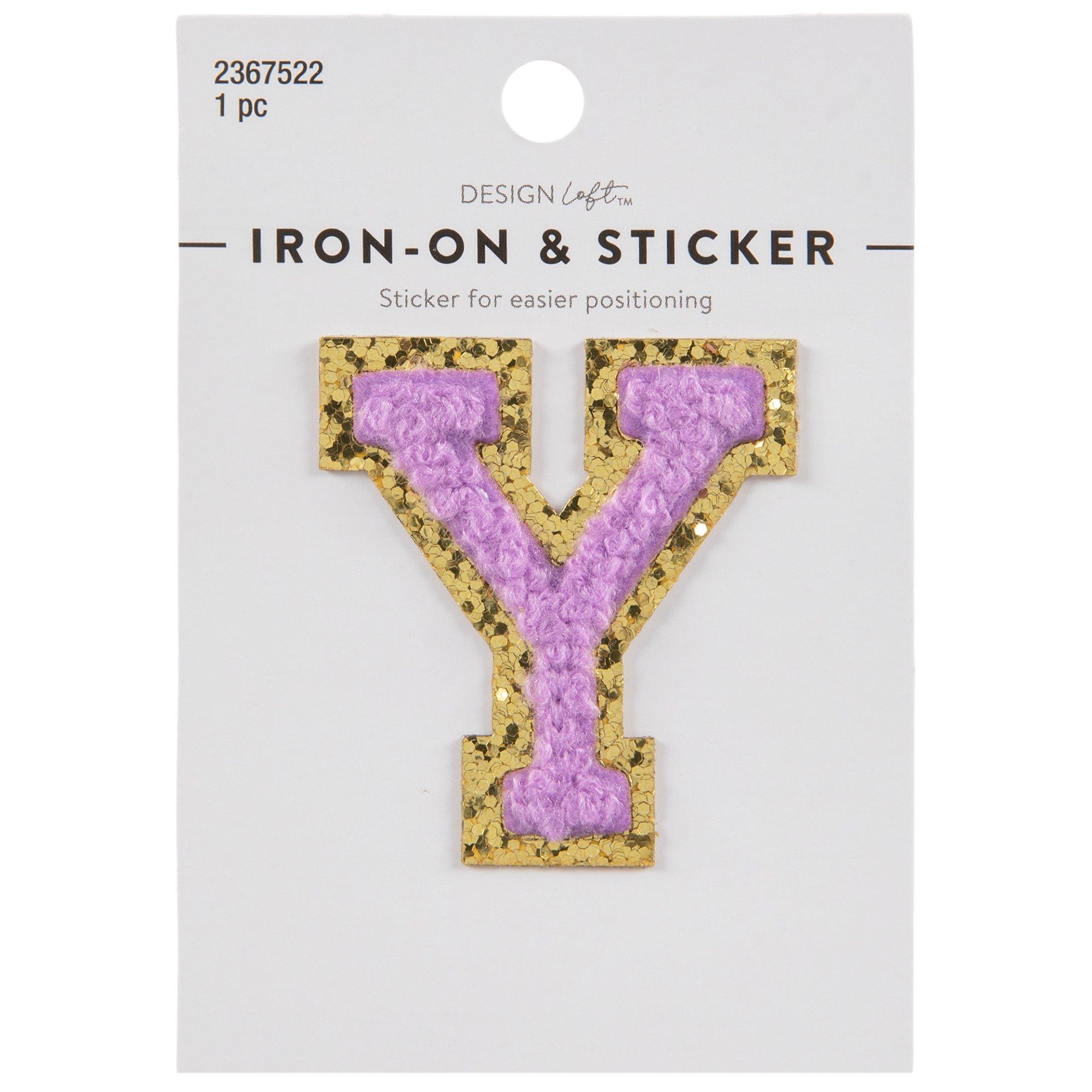 Mini Letter Iron-On & Sticker Patch | Hobby Lobby | 2367522
