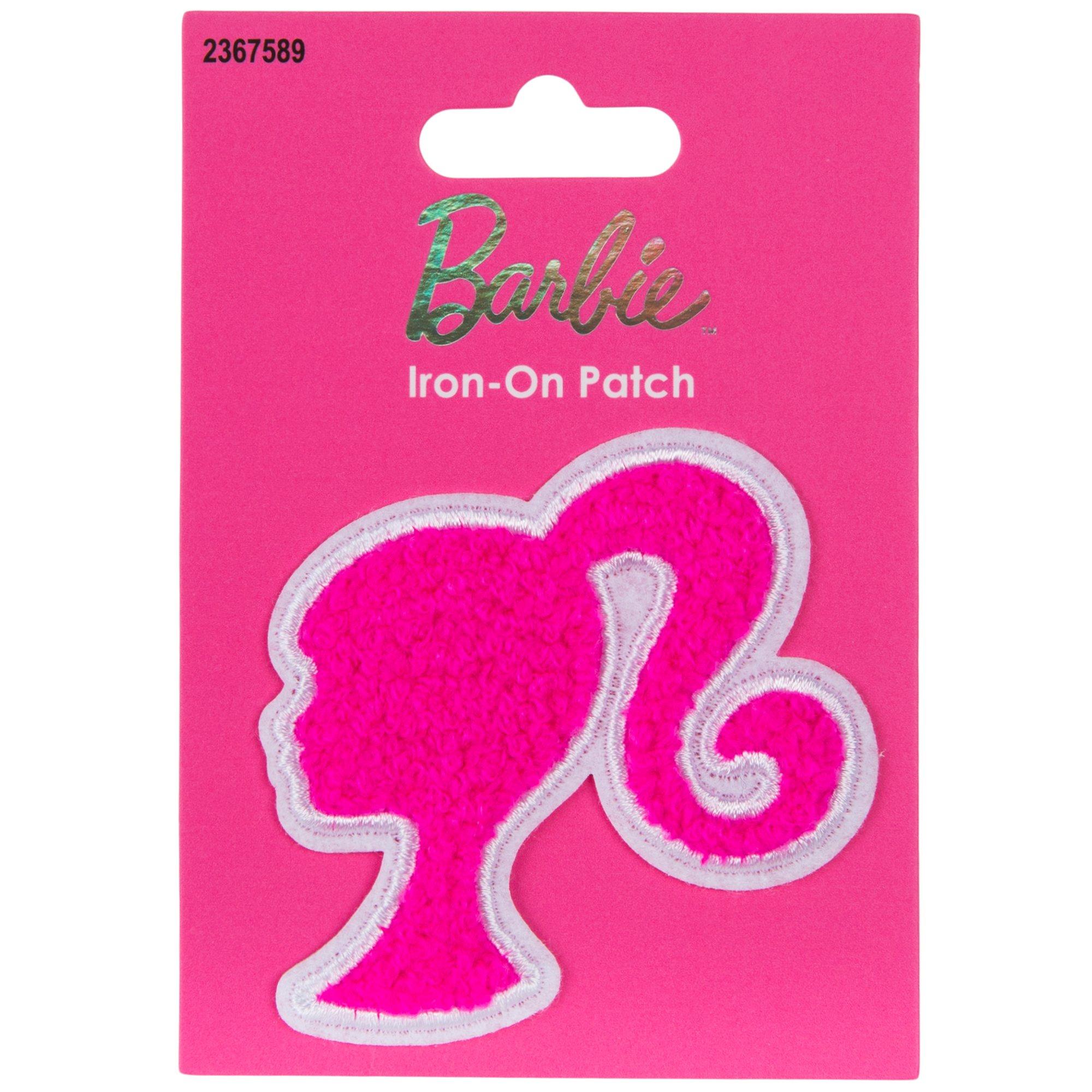 Pink Barbie Chenille Iron-On Patch | Hobby Lobby | 2367589