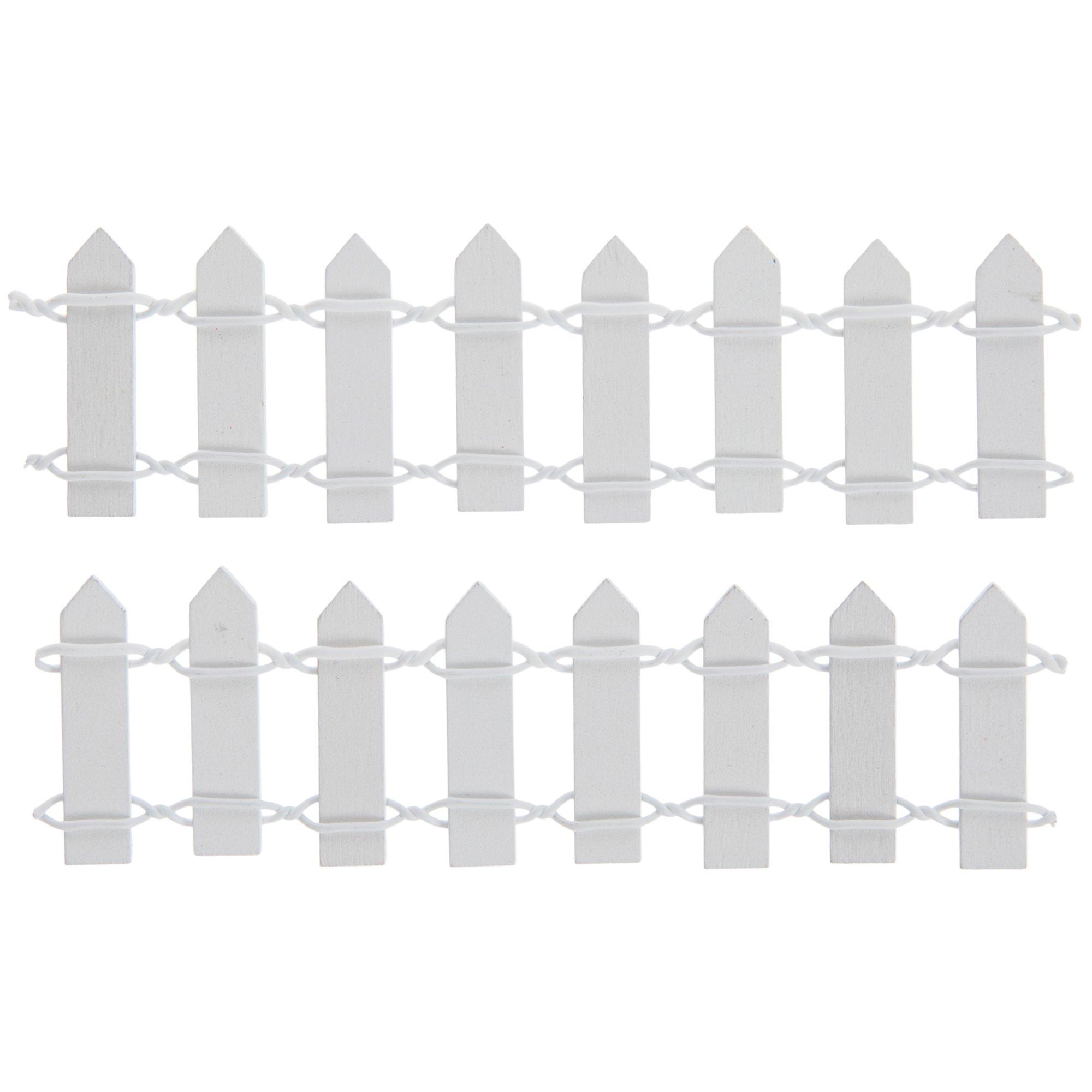Miniature Picket Fence Sections | Hobby Lobby | 2368066