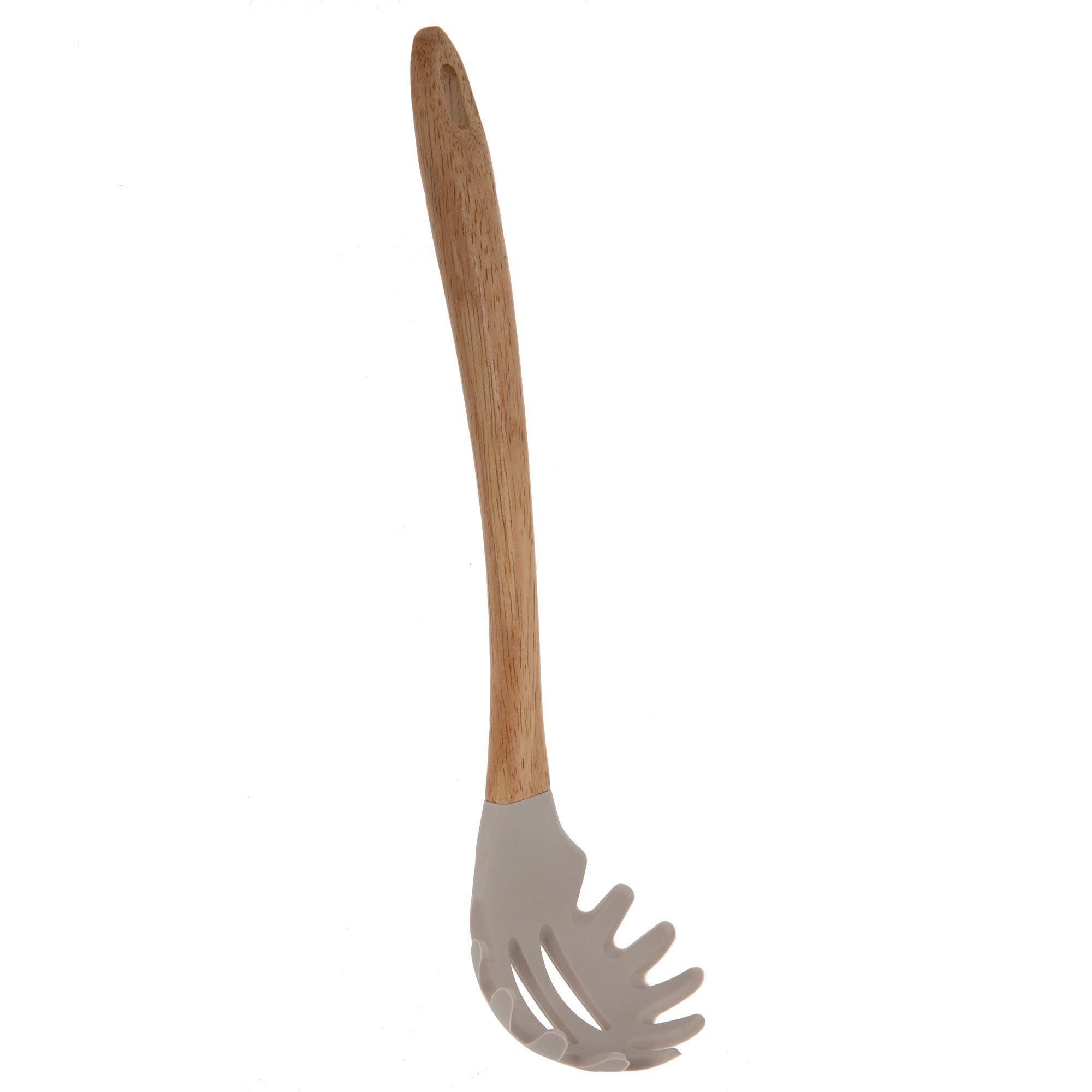 Beige Silicone Slotted Spaghetti Spoon | Hobby Lobby | 2369569