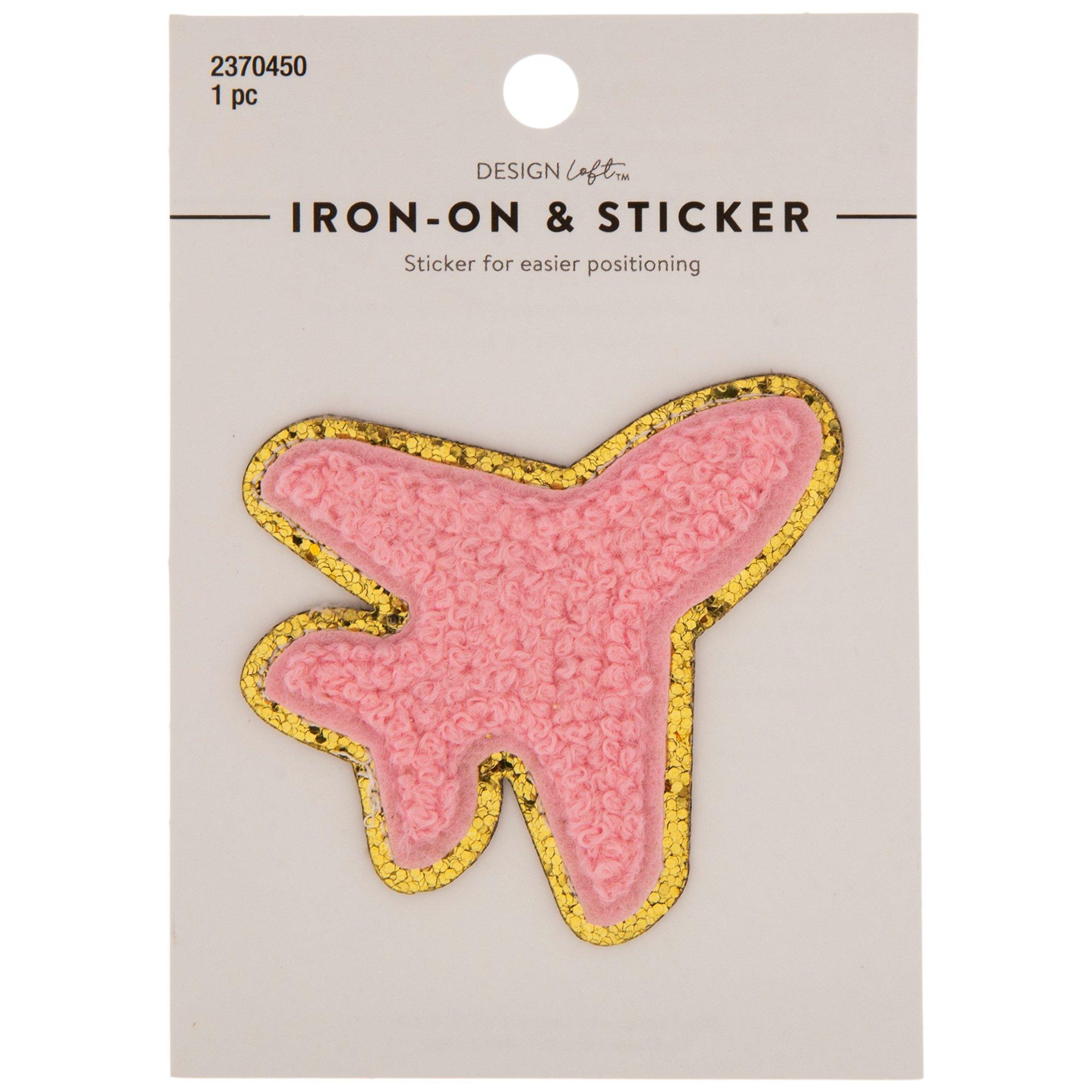 Pink Plane Iron-On Patch | Hobby Lobby | 2370450