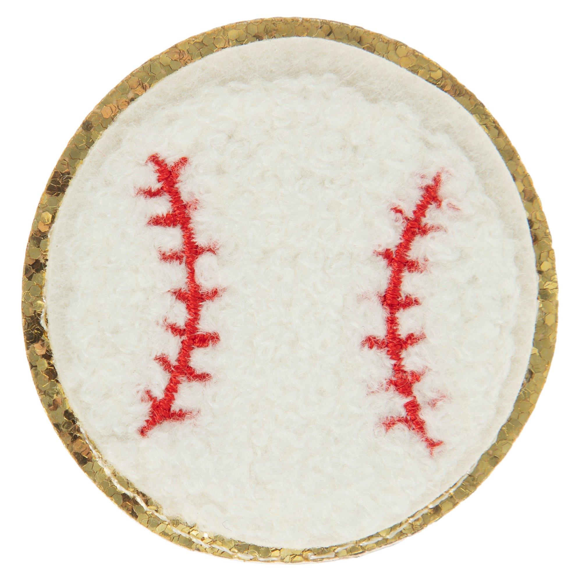 Baseball Chenille Iron-On & Sticker Patch | Hobby Lobby | 2370492