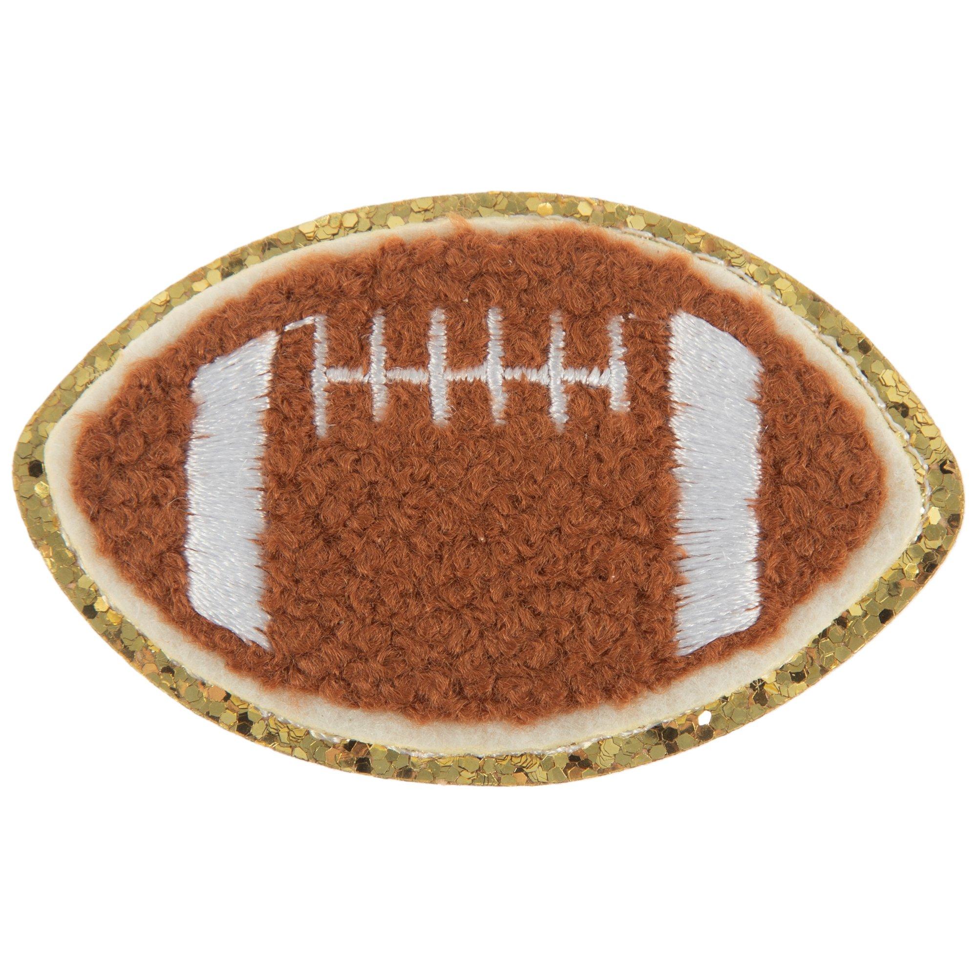 Football Chenille Iron-On & Sticker Patch | Hobby Lobby | 2370500